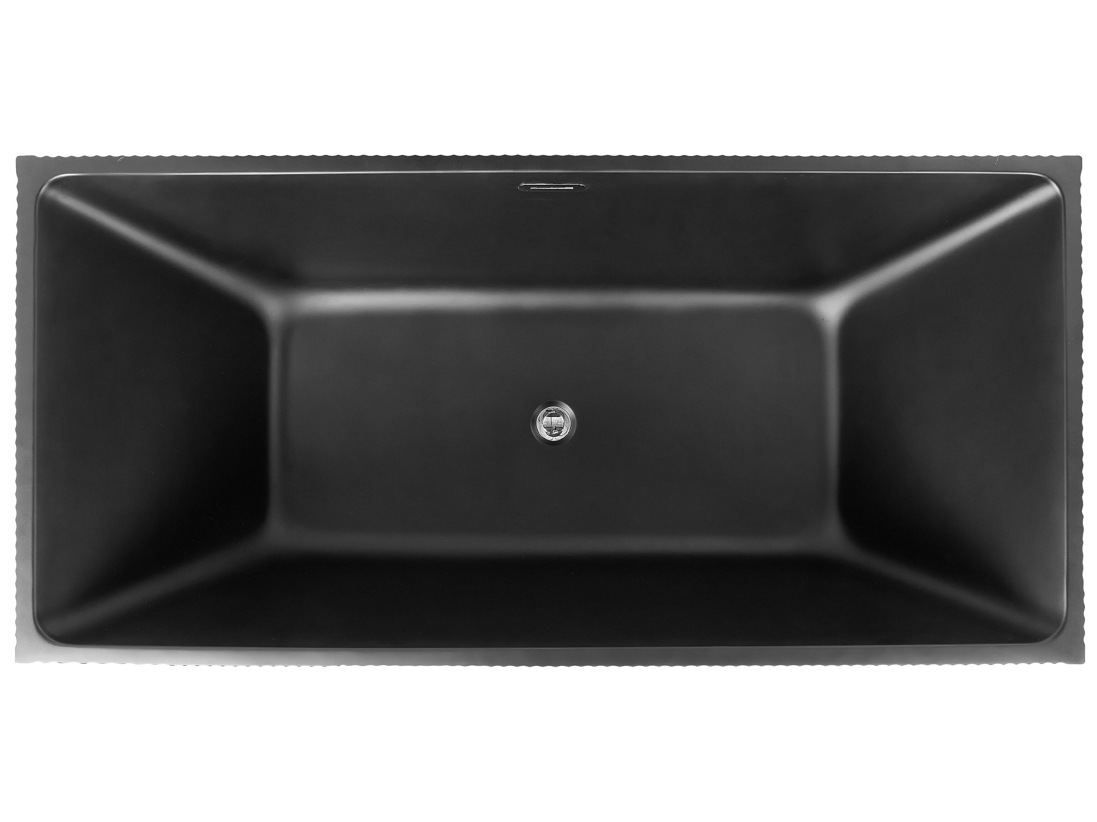 Fristående badkar GOCTA 1700 x 800 mm Svart | Beliani.se