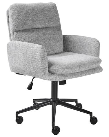Office Chair CONSTANTIA Light Grey | Beliani.co.uk