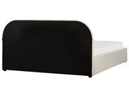 Ottoman Bed Boucle QUILLIEN 160 x 200 cm (EU King Size) Light Beige ...