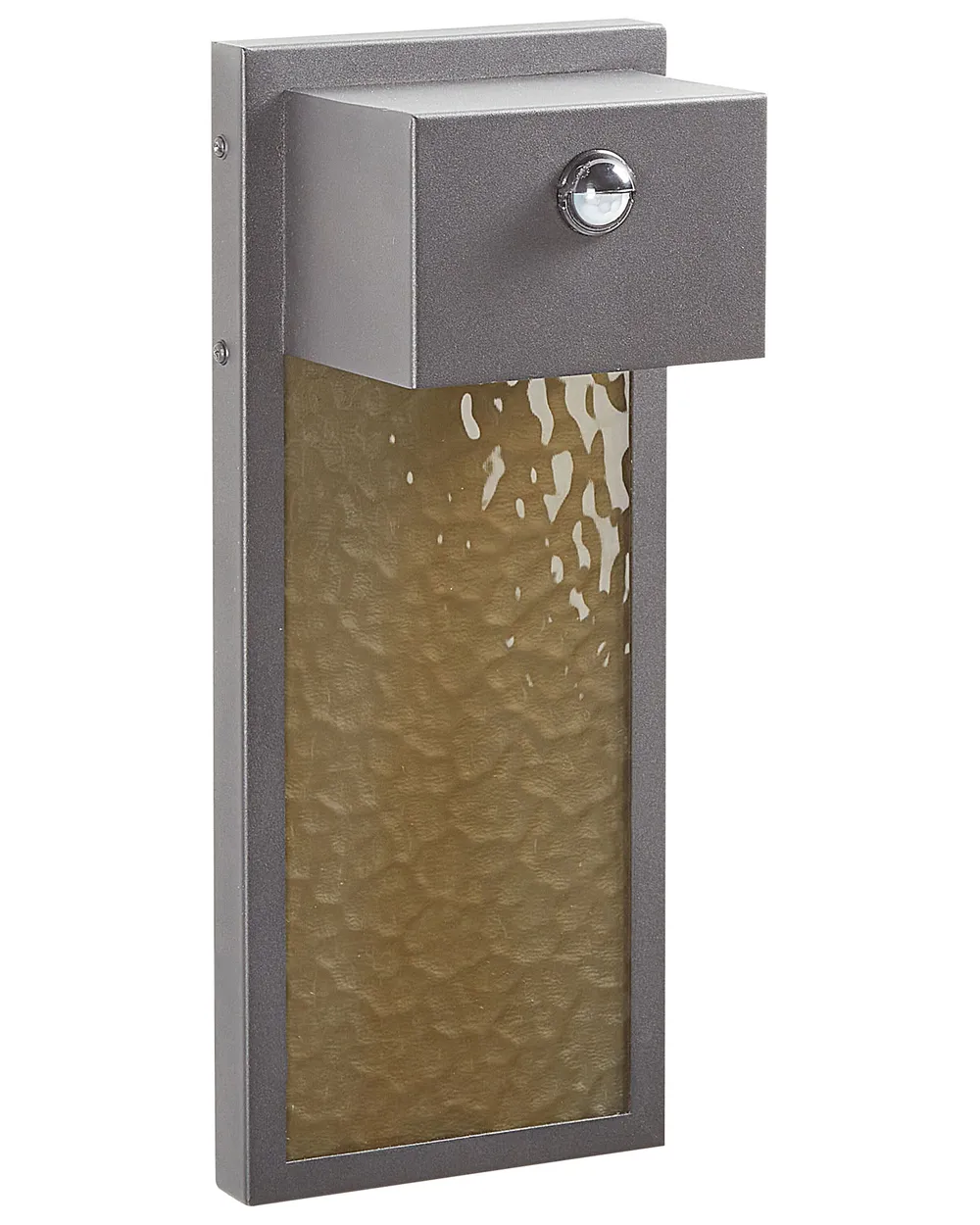 Outdoor LED Wall Light CARRON with Motion Sensor Grey | Beliani.co.uk