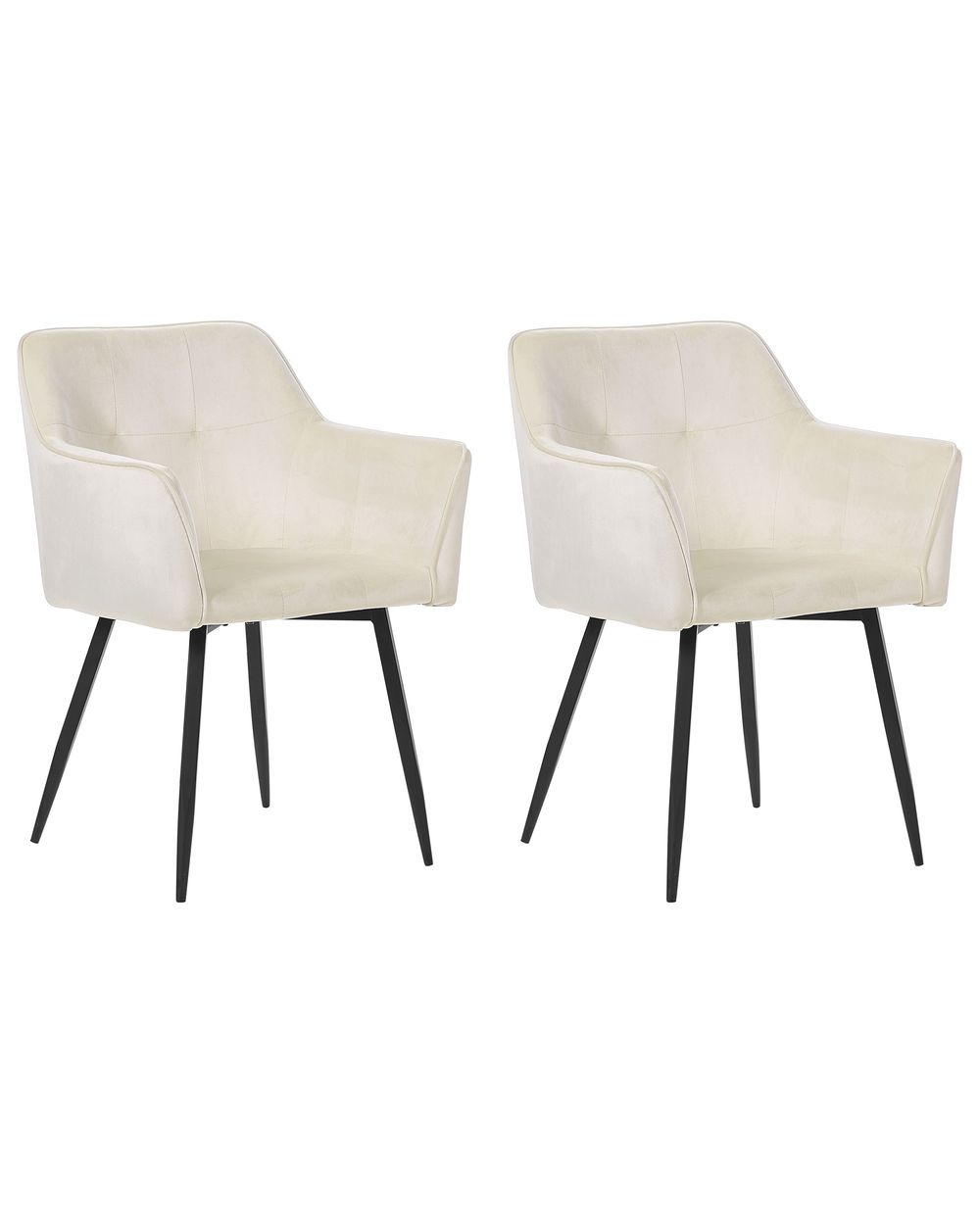 Set of 2 Dining Chairs BLANE Wood Beige | Beliani.co.uk