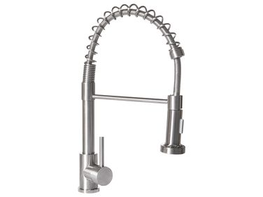Kitchen Spring Coil Tap MAIHUE Silver | Beliani.co.uk