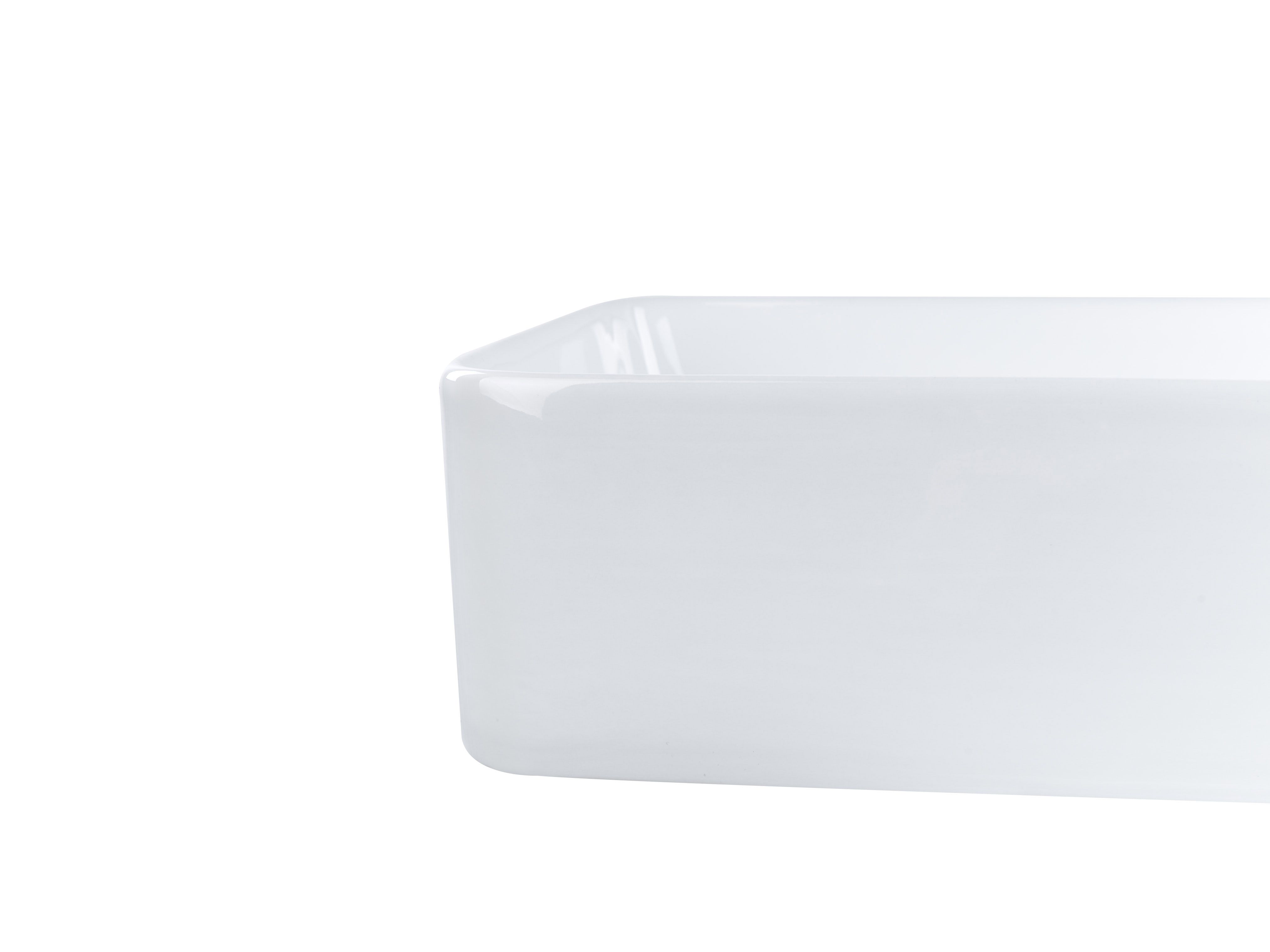 Countertop Basin 610 x 350 mm White ULUA | Beliani.co.uk