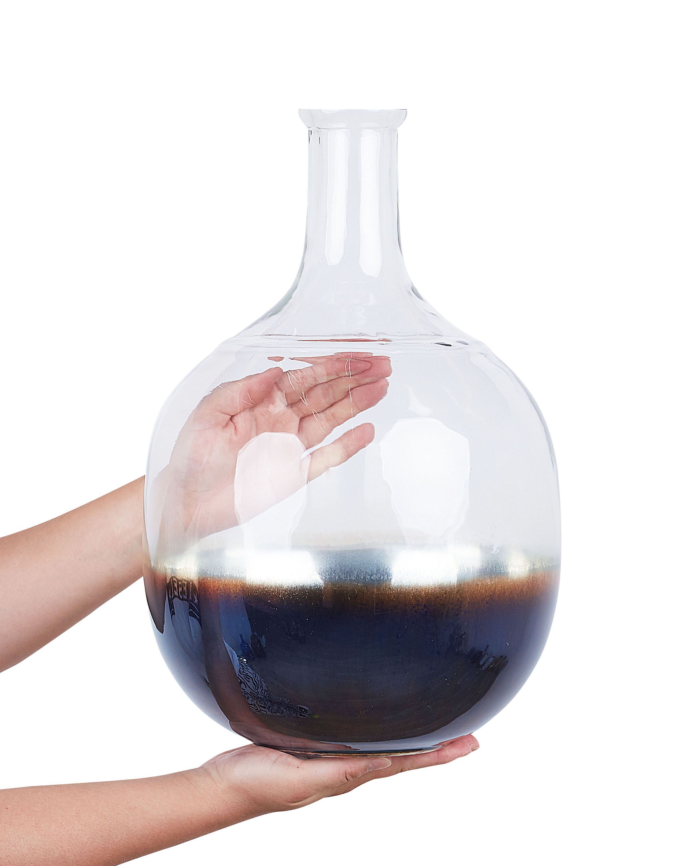 Blumenvase RAZALA Glas 40 cm Bunt | Beliani.at