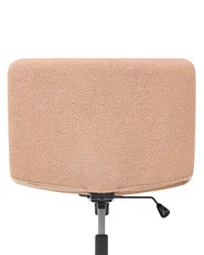 Desk Chair CATLIN Boucle Peach Pink | Beliani.es