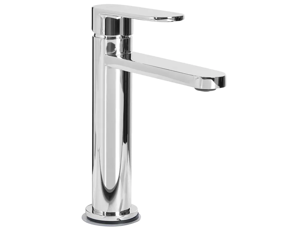 Tall Basin Mixer Tap COLHUE Brass Black | Beliani.co.uk