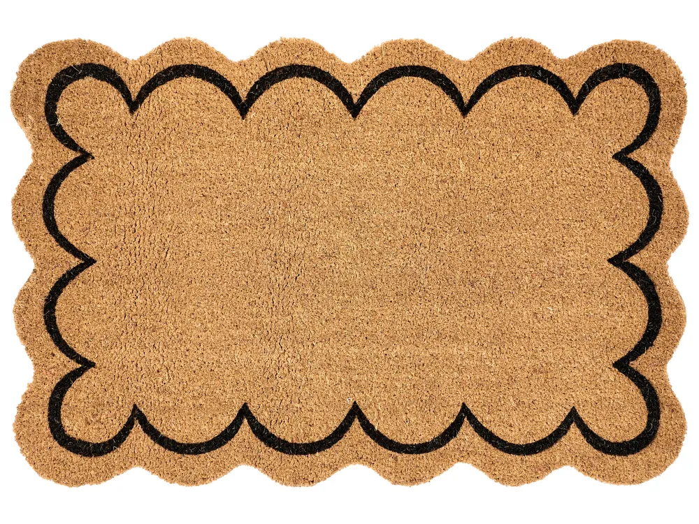 Doormat ANAMUDI Natural 40 x 60 cm Coir | Beliani.co.uk