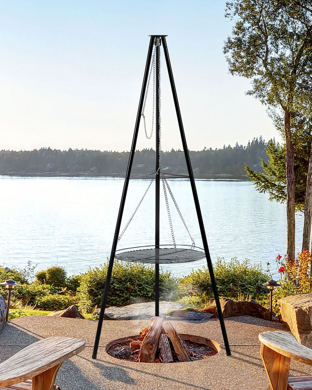 Tripod bbq store