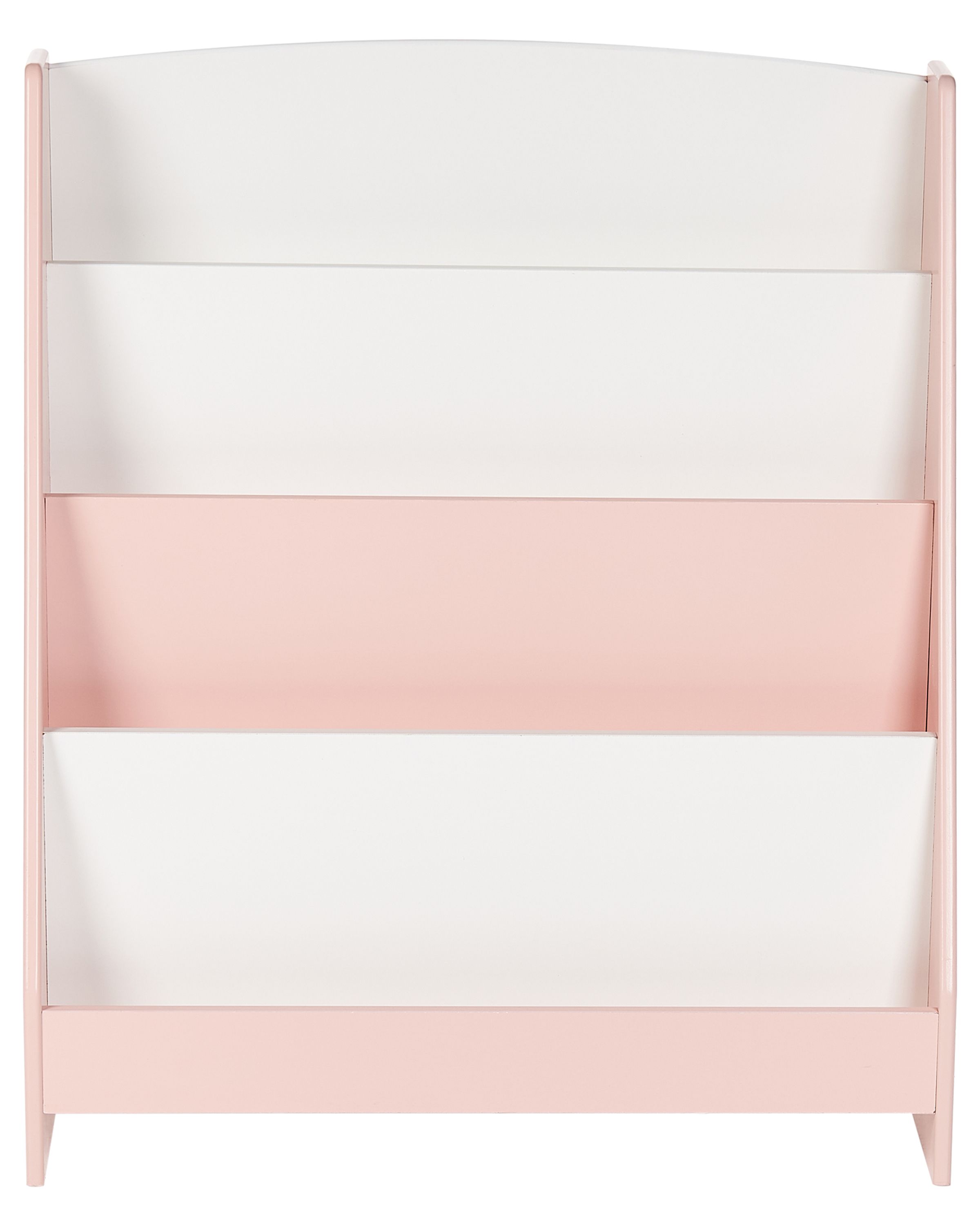 4 Tier Bookcase LILOET 70 cm Pastel Pink | Beliani.co.uk