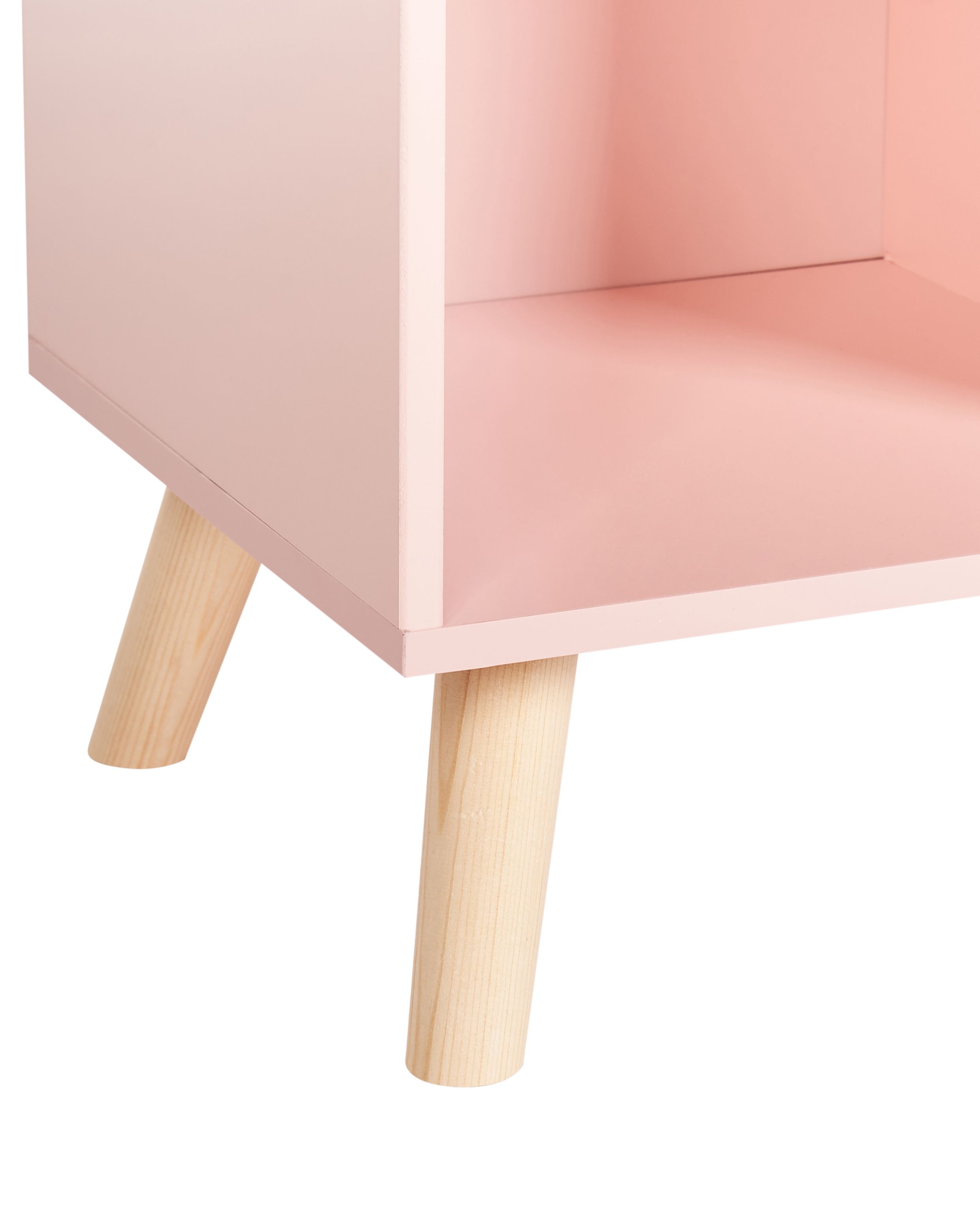 3 Tier Bookcase Pastel Pink LILOET | Beliani.co.uk