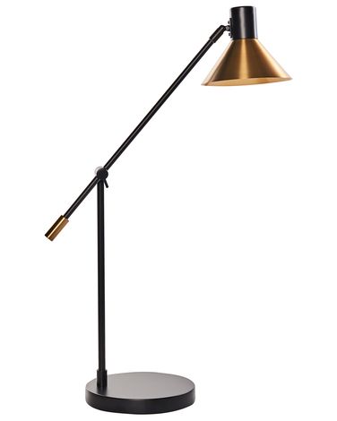 Bureaulamp PINKEEN Metaal Goud | Beliani.nl