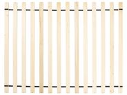 Bed Fabric MILLAY 140 x 200 cm (EU Double) Off-White | Beliani.co.uk