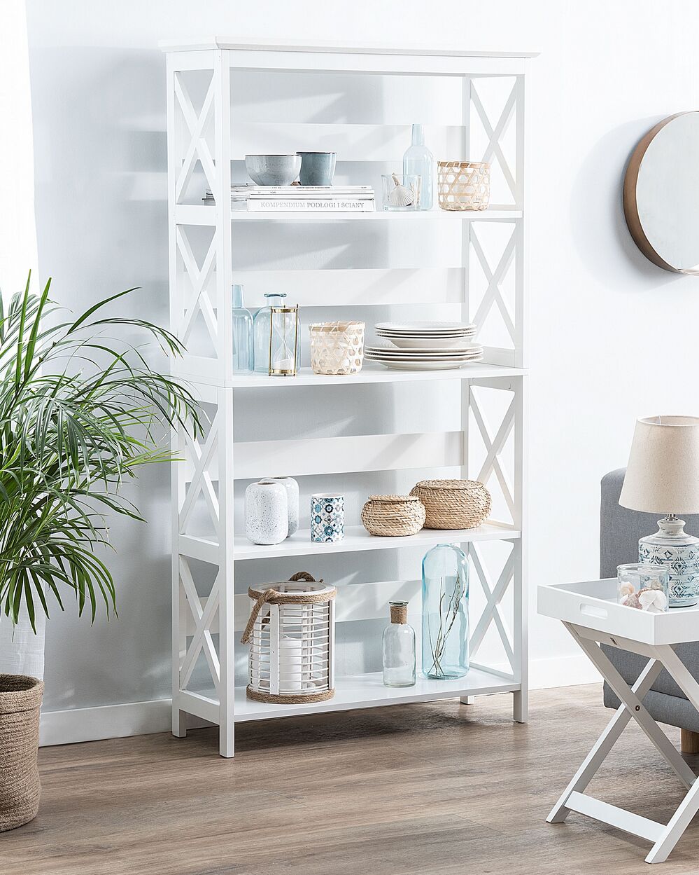 Cómoda de 5 cajones SHARON Blanco | Beliani.es