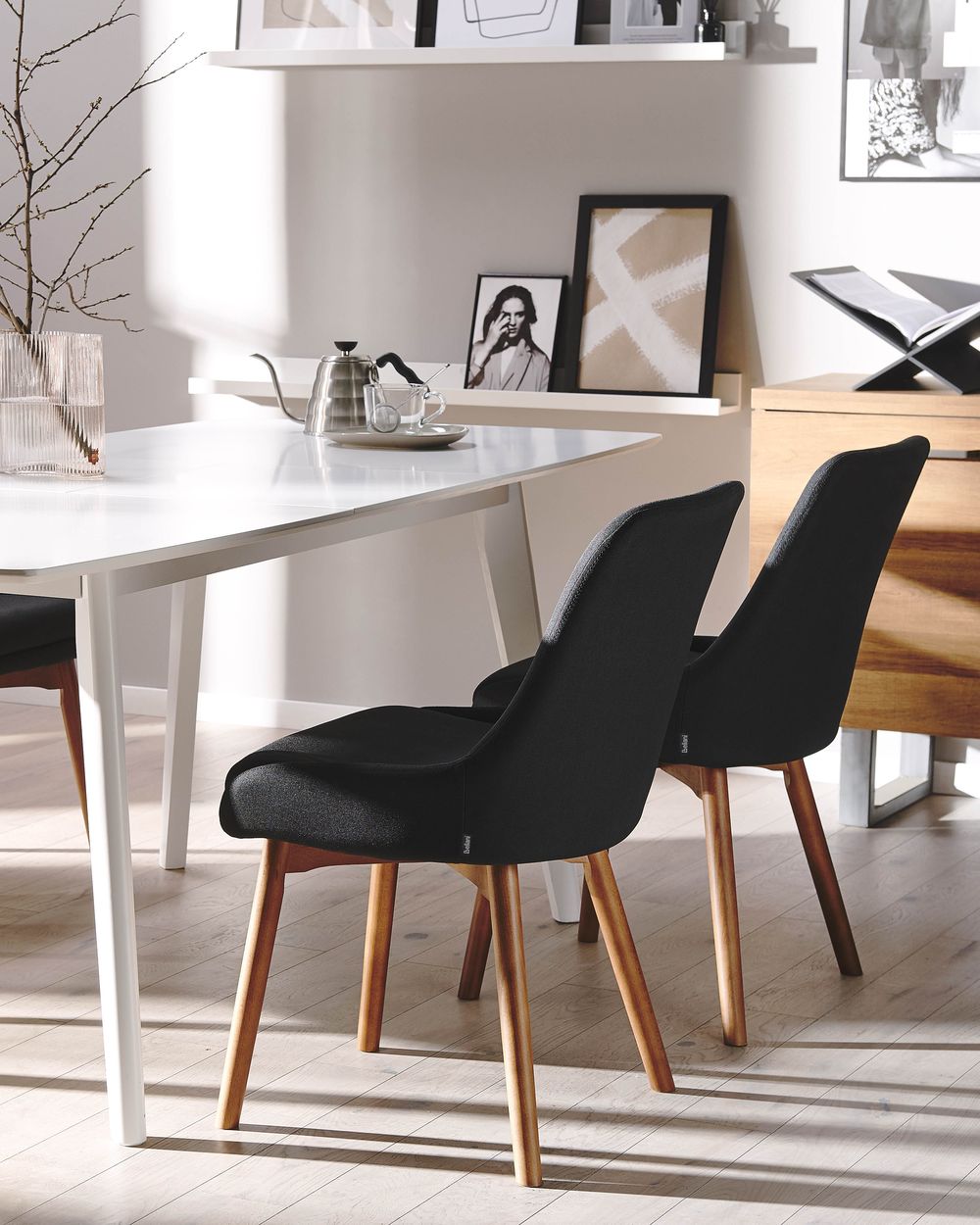 Dining Table SHERIDAN Natural Ash Wood 180 cm 100 cm | Beliani.at