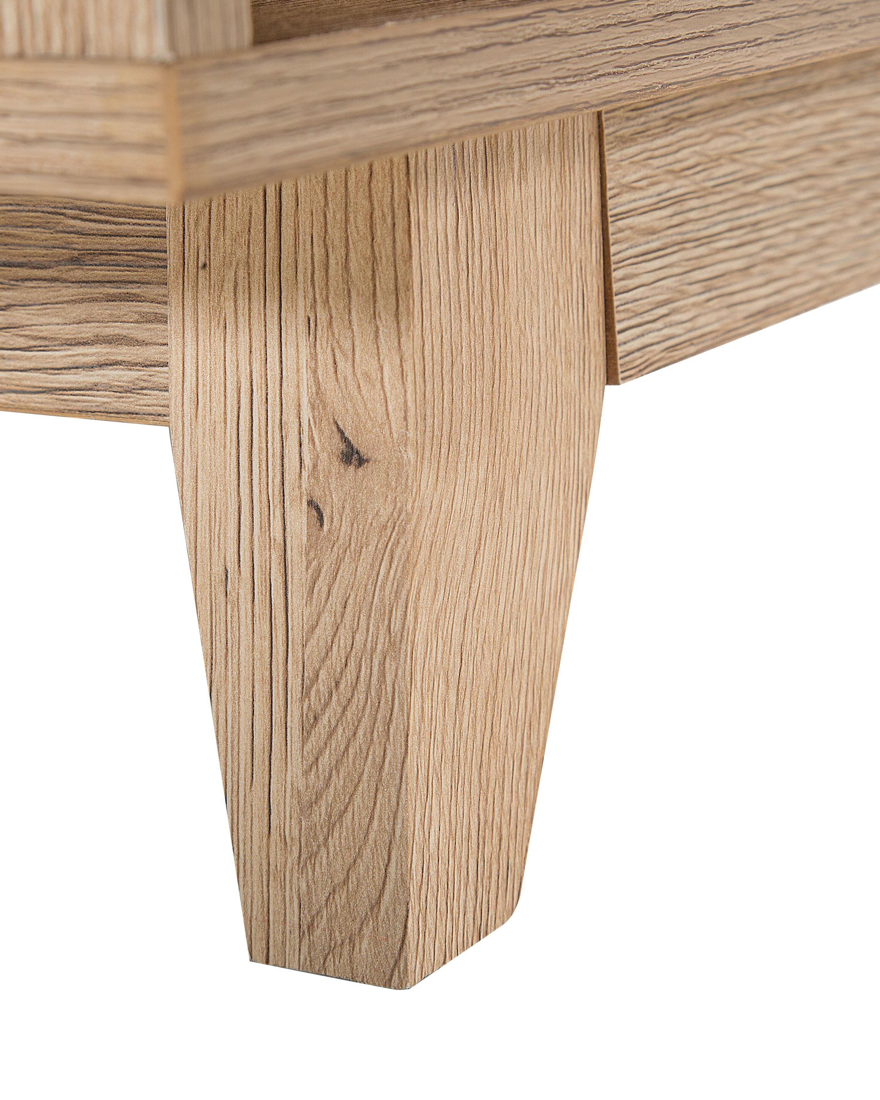 Natbord Hvid/Lyst Træ SPENCER | Beliani.dk