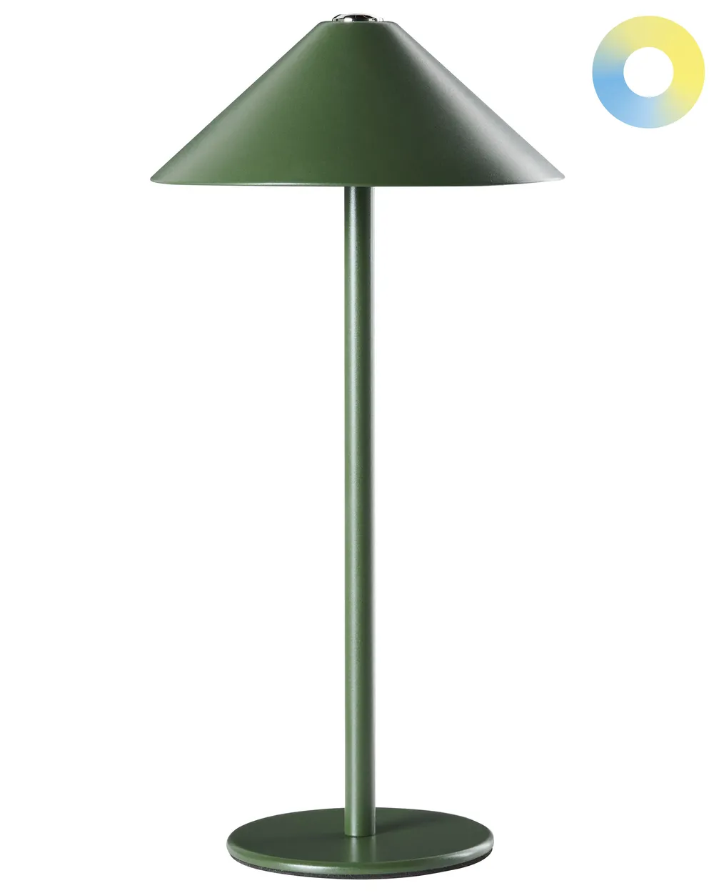Wireless LED Table Lamp MODJO with Dimmer Metal Green | Beliani.se