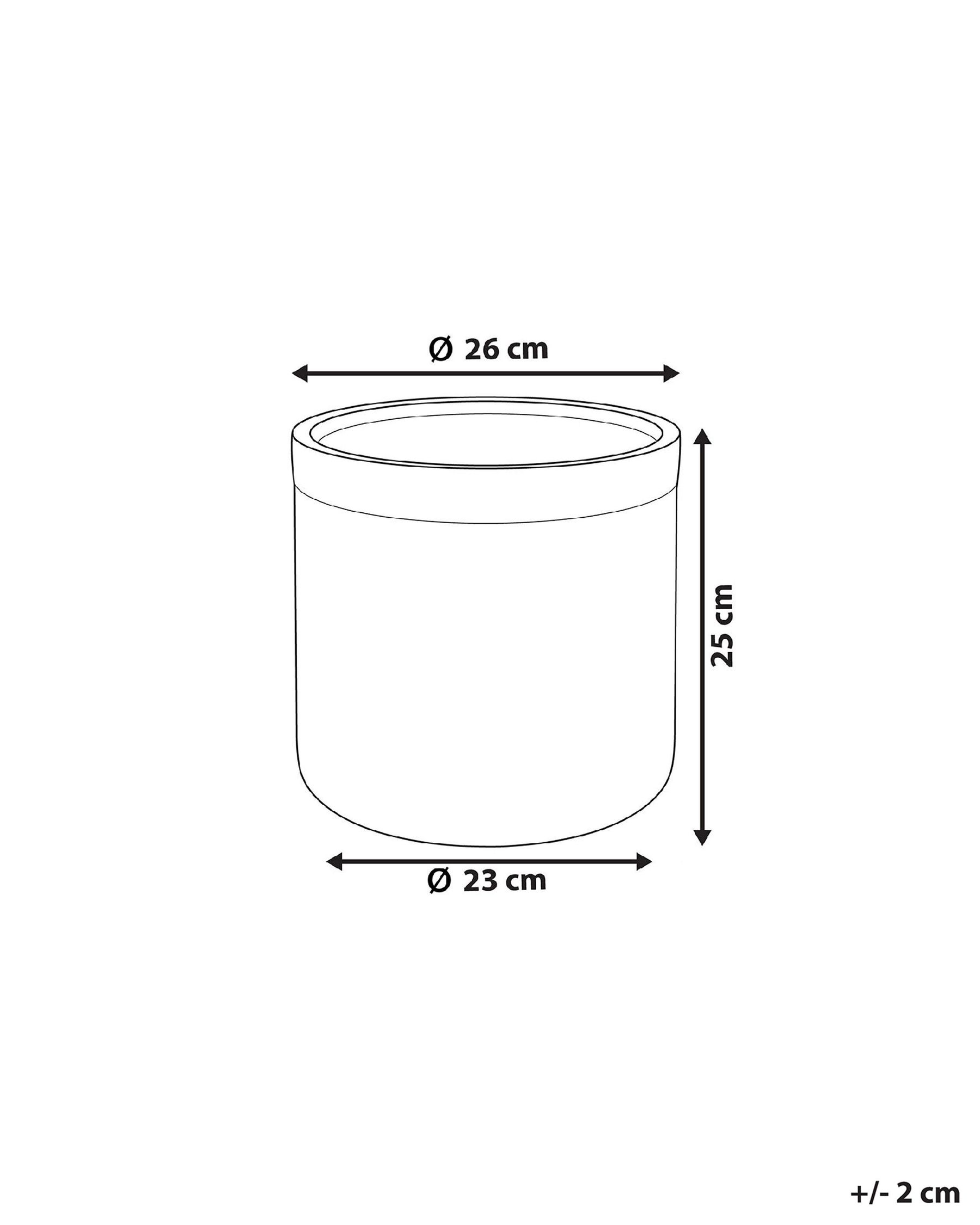Verwunderlich Bertopf 26 Cm Durchmesser Ebenbild