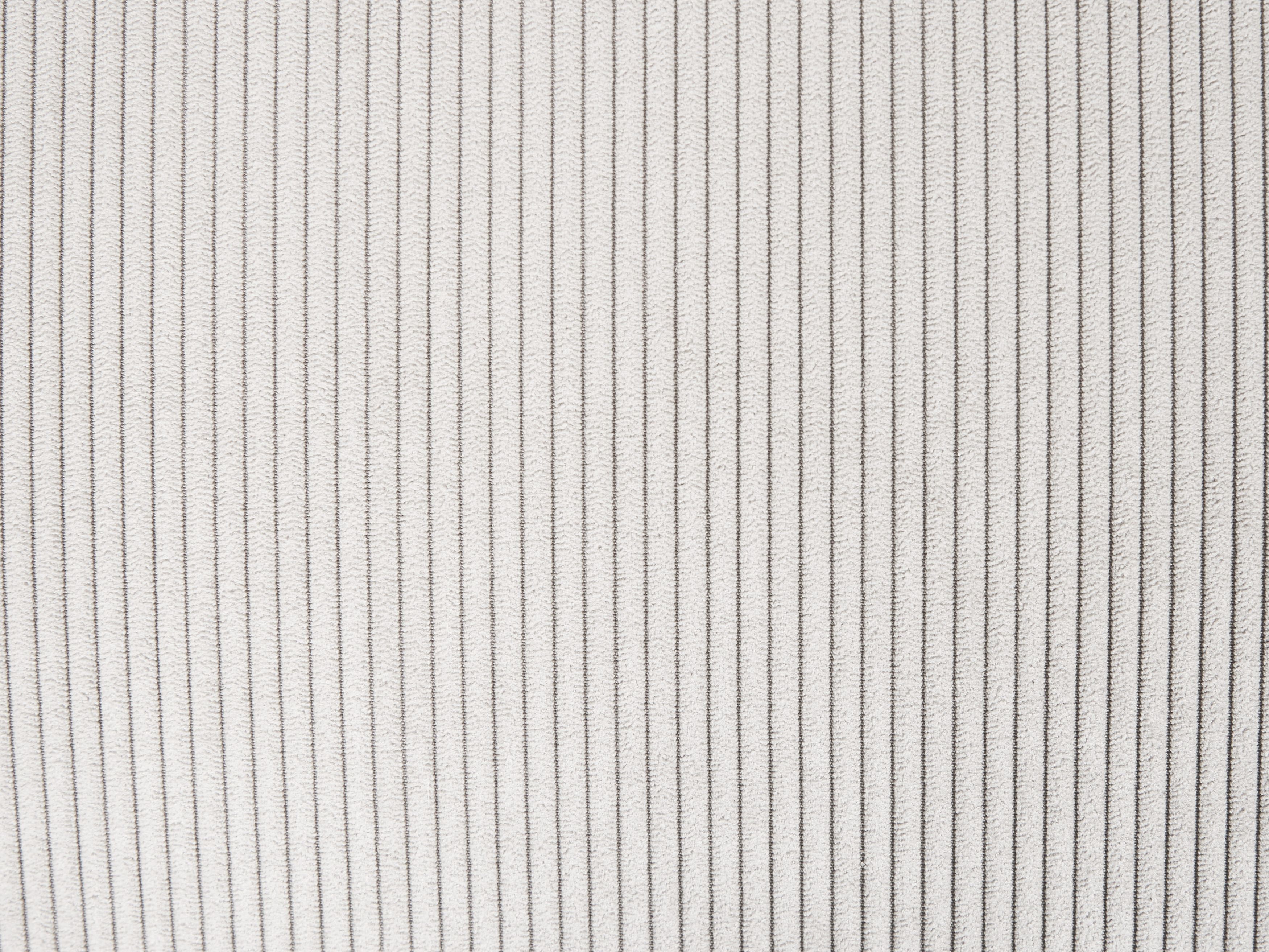 Canapé-lit d'angle à droite avec rangement en velours côtelé beige ...