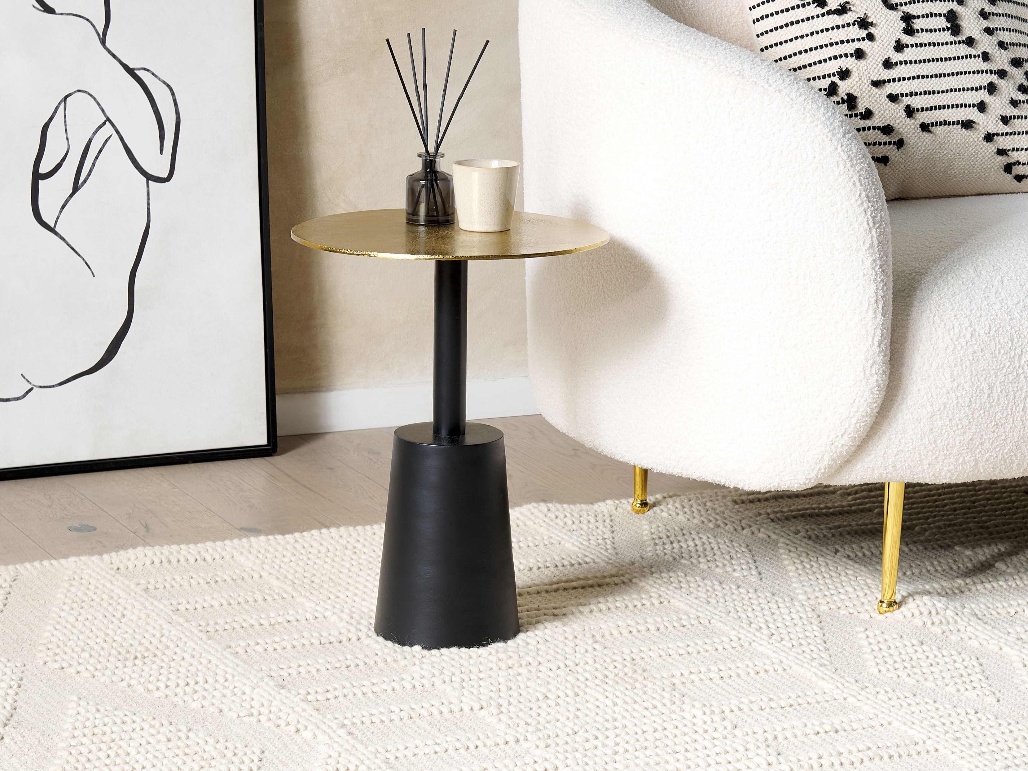 Side Table TANAMI Metal Gold | Beliani.co.uk