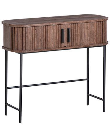 Console Table BRADLEY Dark Brown | Beliani.co.uk