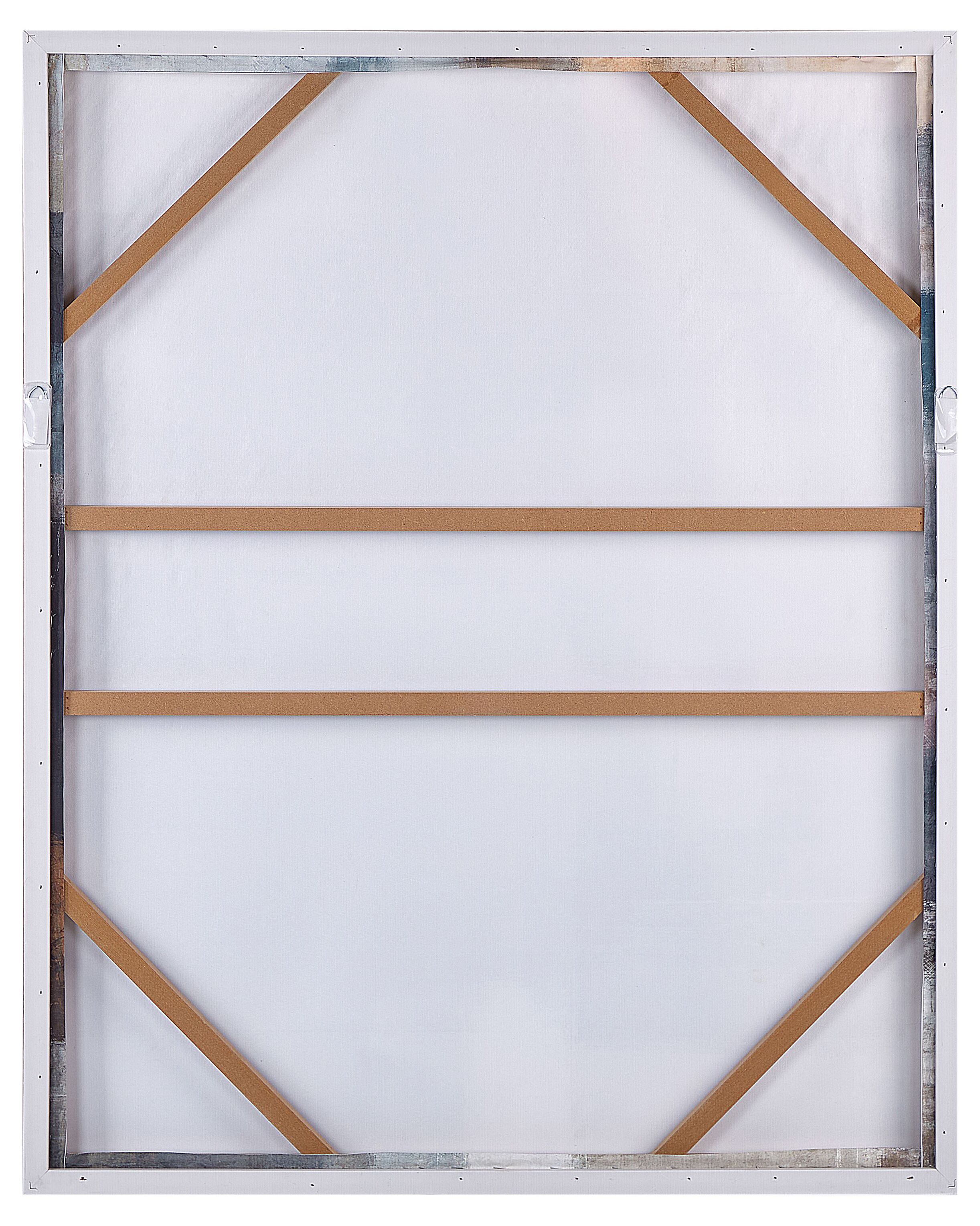 Canvas-taulu PULSANO Abstrakti aihe 83 x 103 cm Monivärinen | Beliani.fi