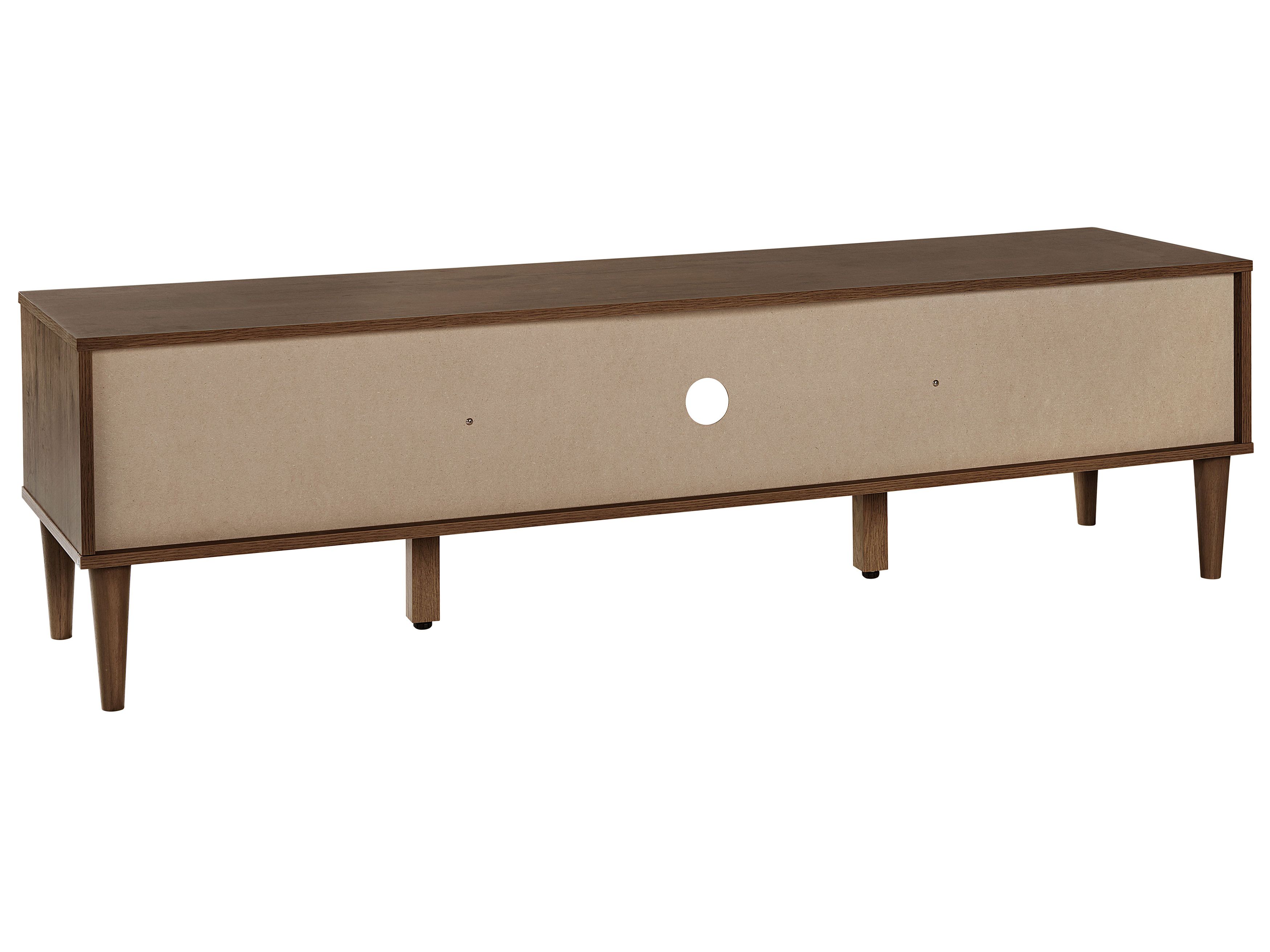 TV Stand KAYAN Dark Brown | Beliani.co.uk