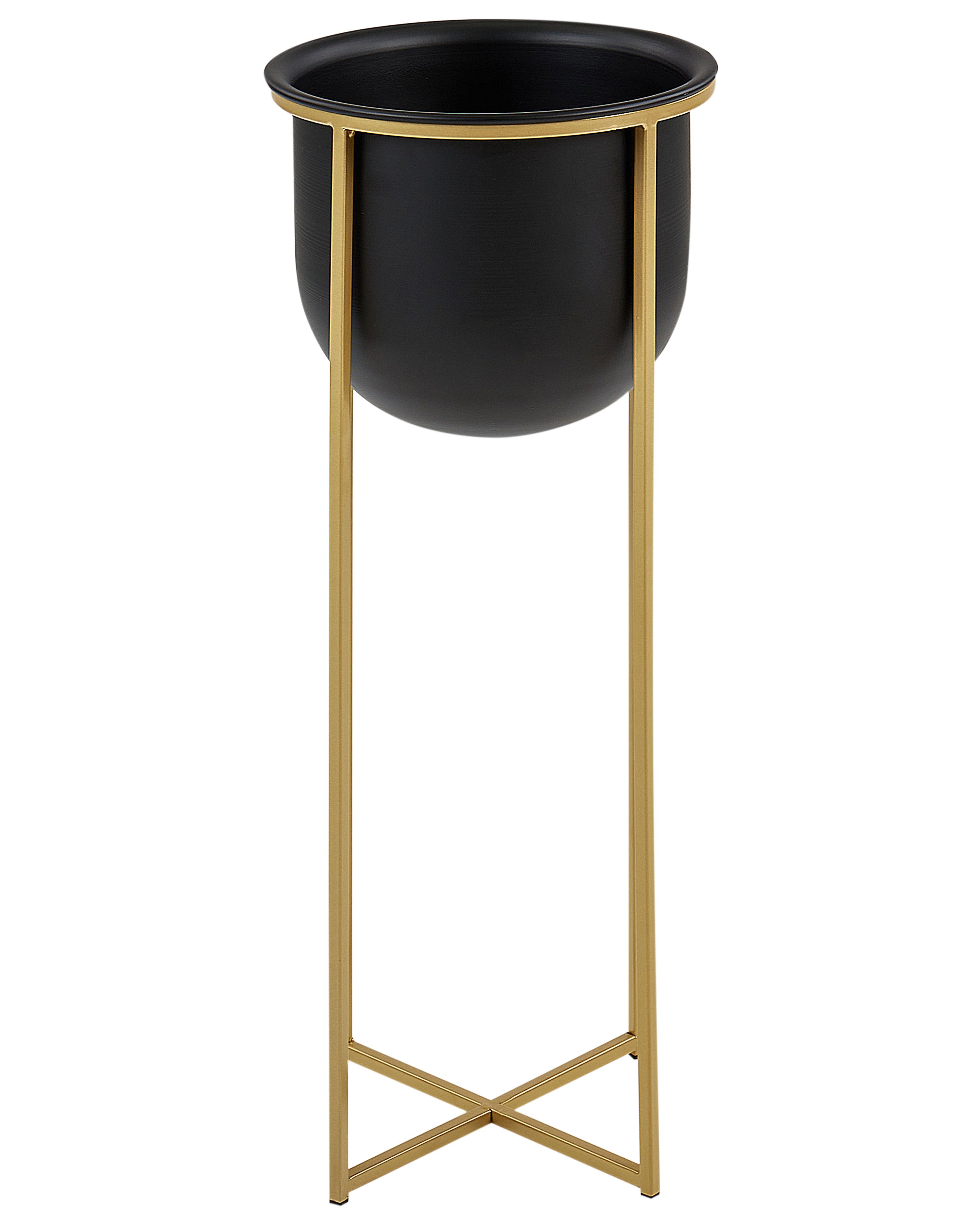 Kukkateline rauta musta 2 kpl THUJA | Beliani.fi