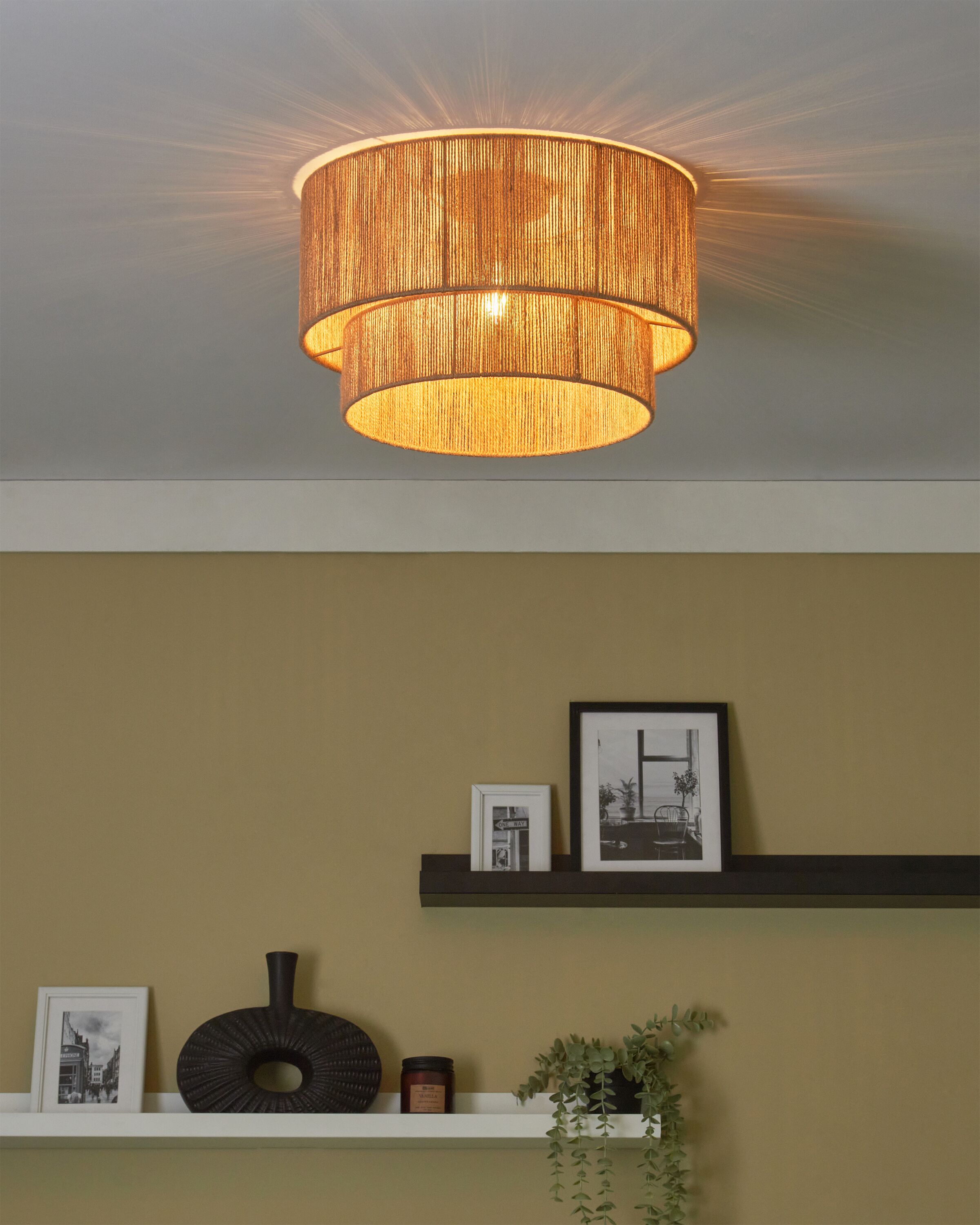 Plafonnier DORING Jute Naturel | Beliani.fr