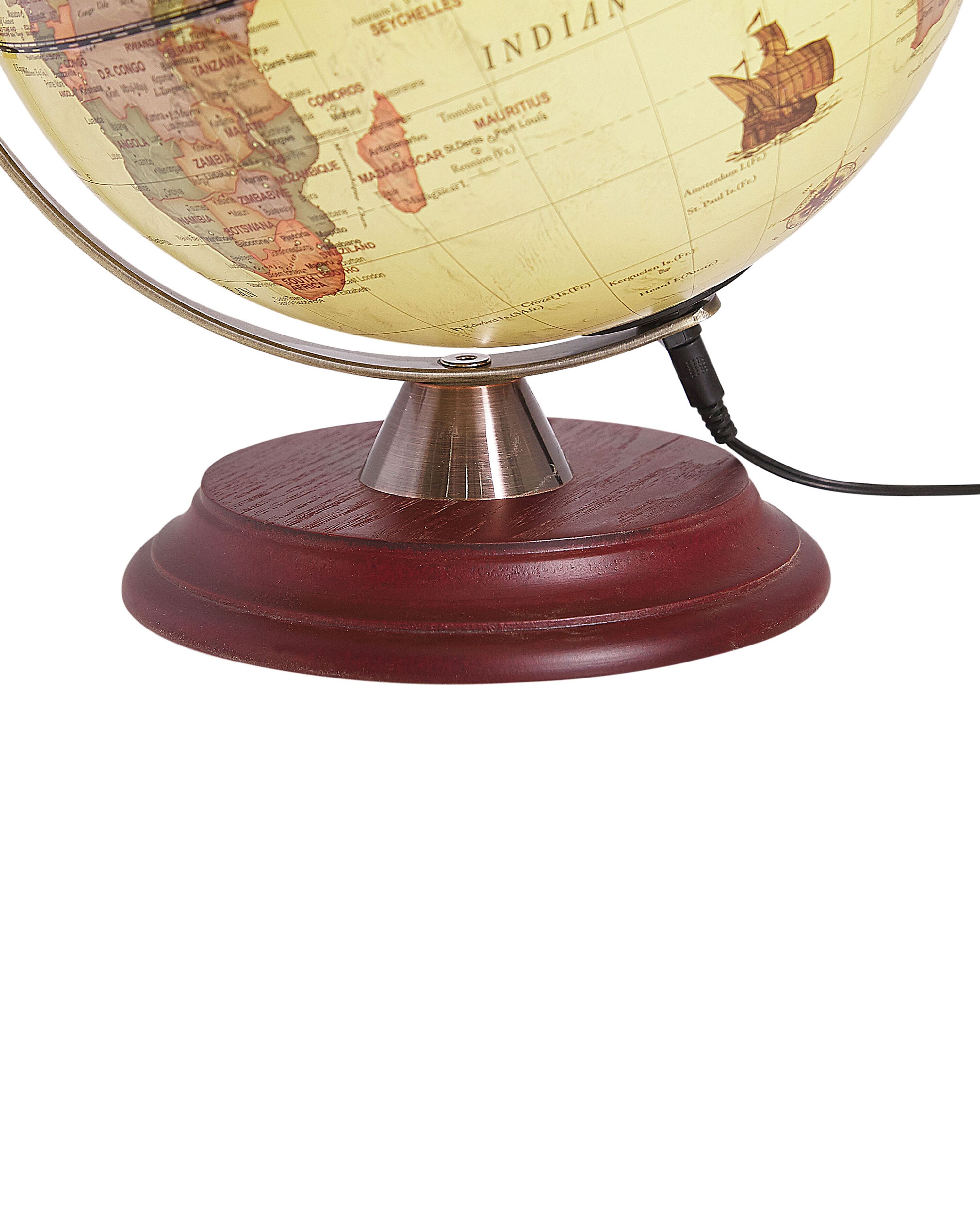 Globus LED VESPUCCI Gul 30 cm | Beliani.dk