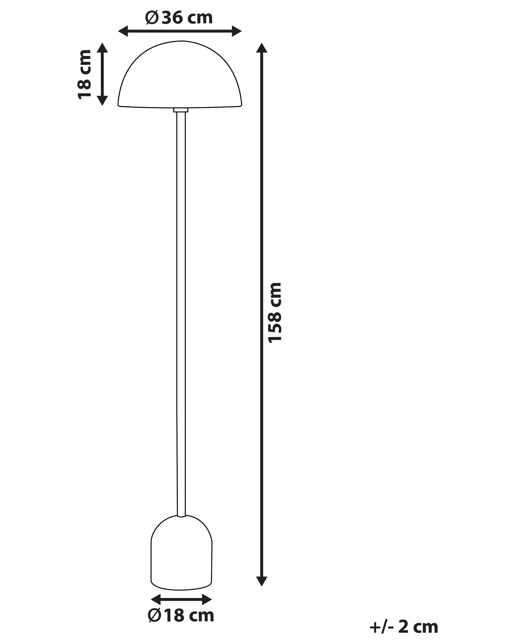 Floor Lamp MACASIA Metal Copper | Beliani.co.uk