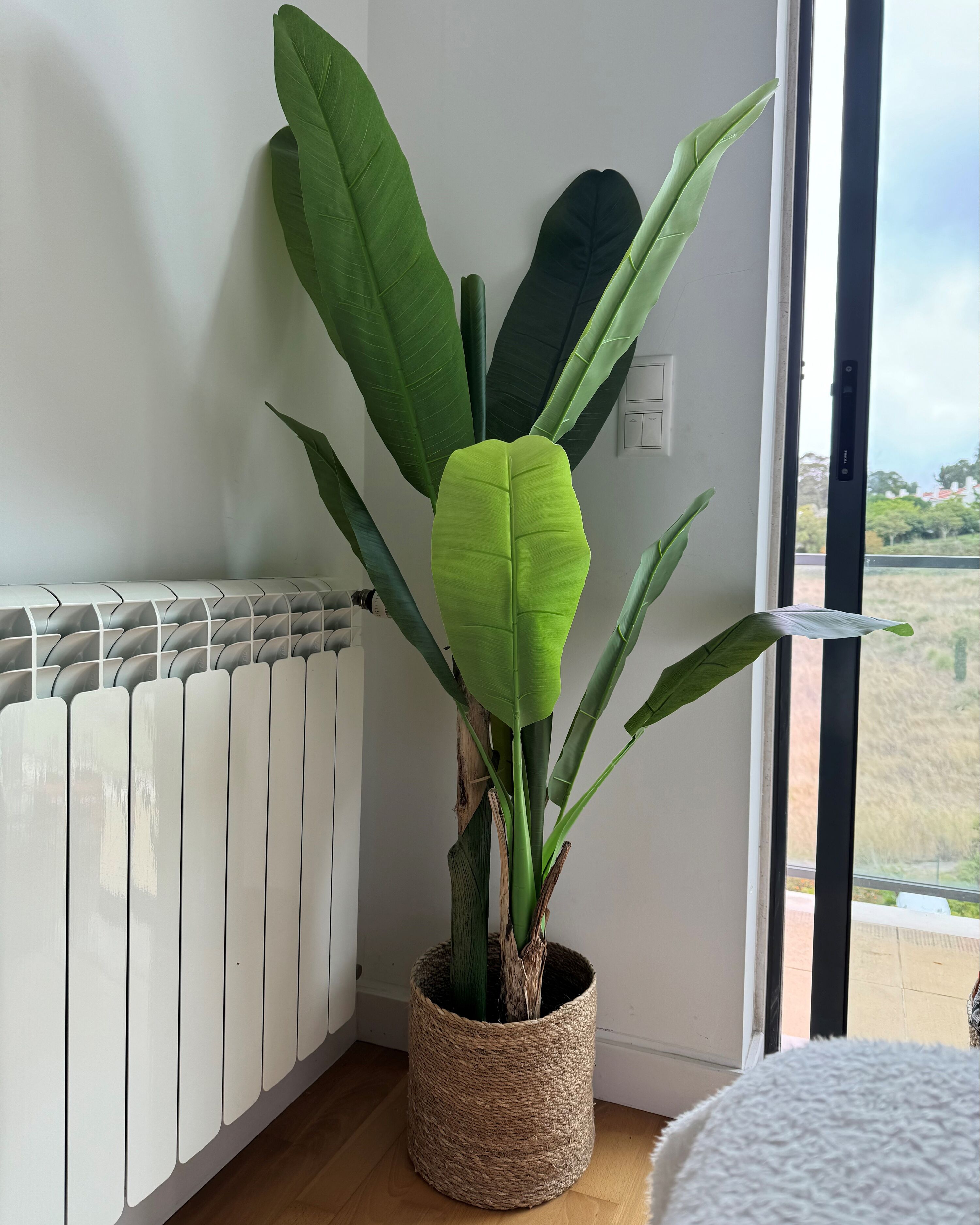 Kunstig plante MUSA TREE 154 cm Grøn | Beliani.dk