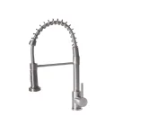 Kitchen Spring Coil Tap MAIHUE Silver | Beliani.co.uk