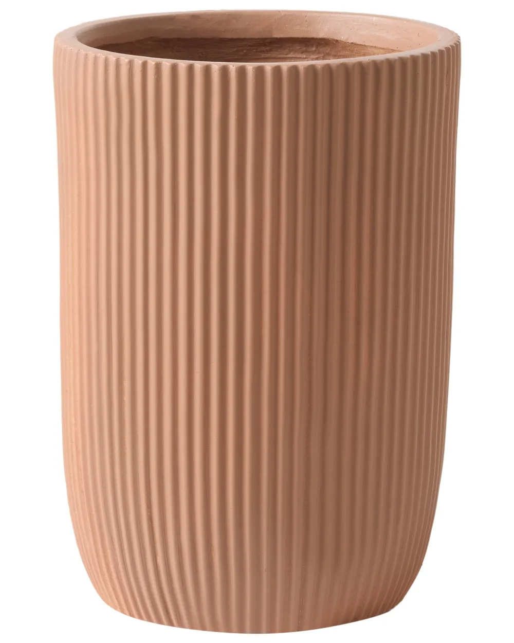 Plant Pot EANTIO 37 cm Brown | Beliani.co.uk