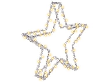 Outdoor Decoration LED SIMO Star 31 cm White | Beliani.co.uk