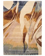 Covor SWABI Multicolor 160 x 230 cm Viscoză | Beliani.ro