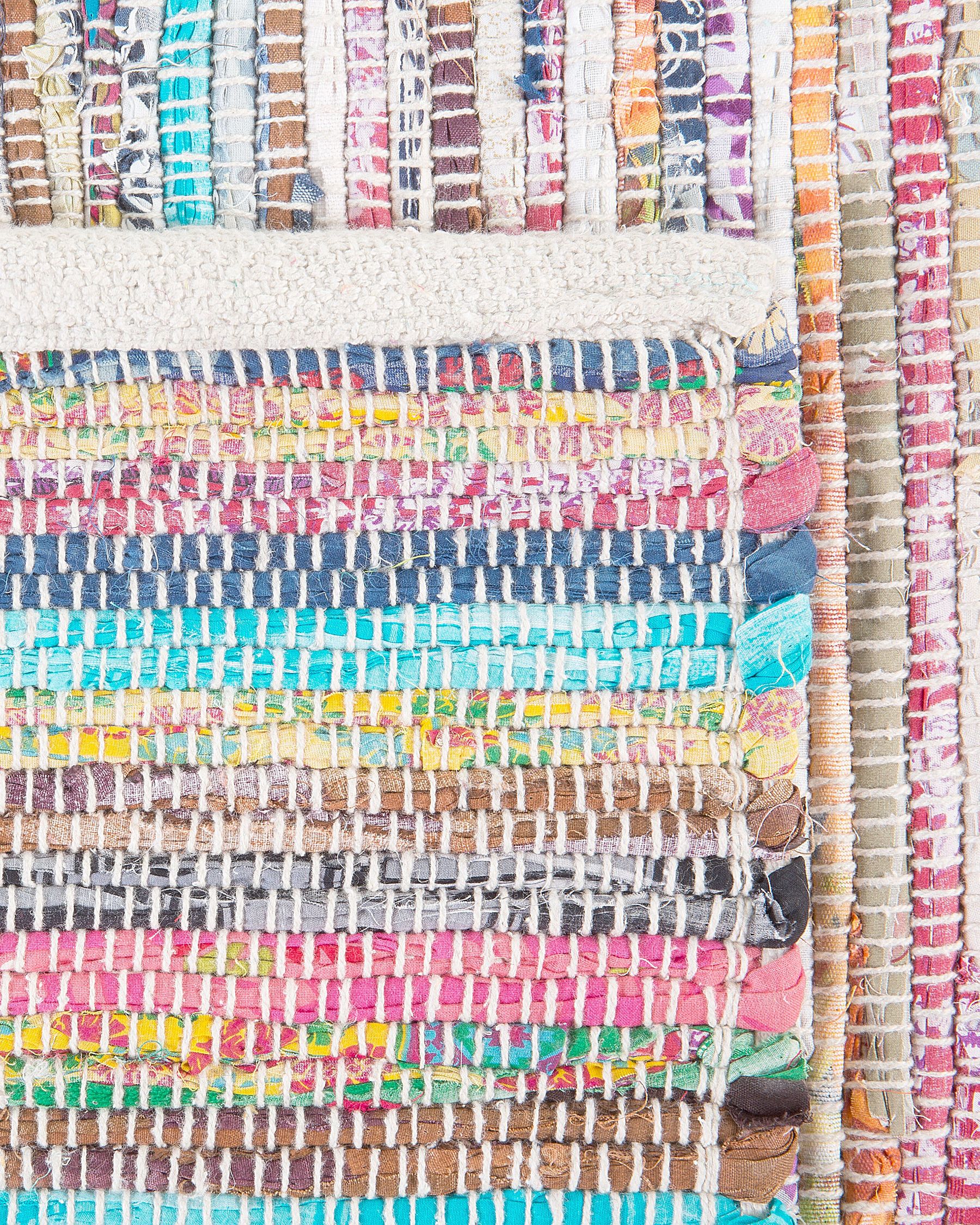 Teppich bunt 140 x 200 cm Kurzflor MERSIN | Beliani.de