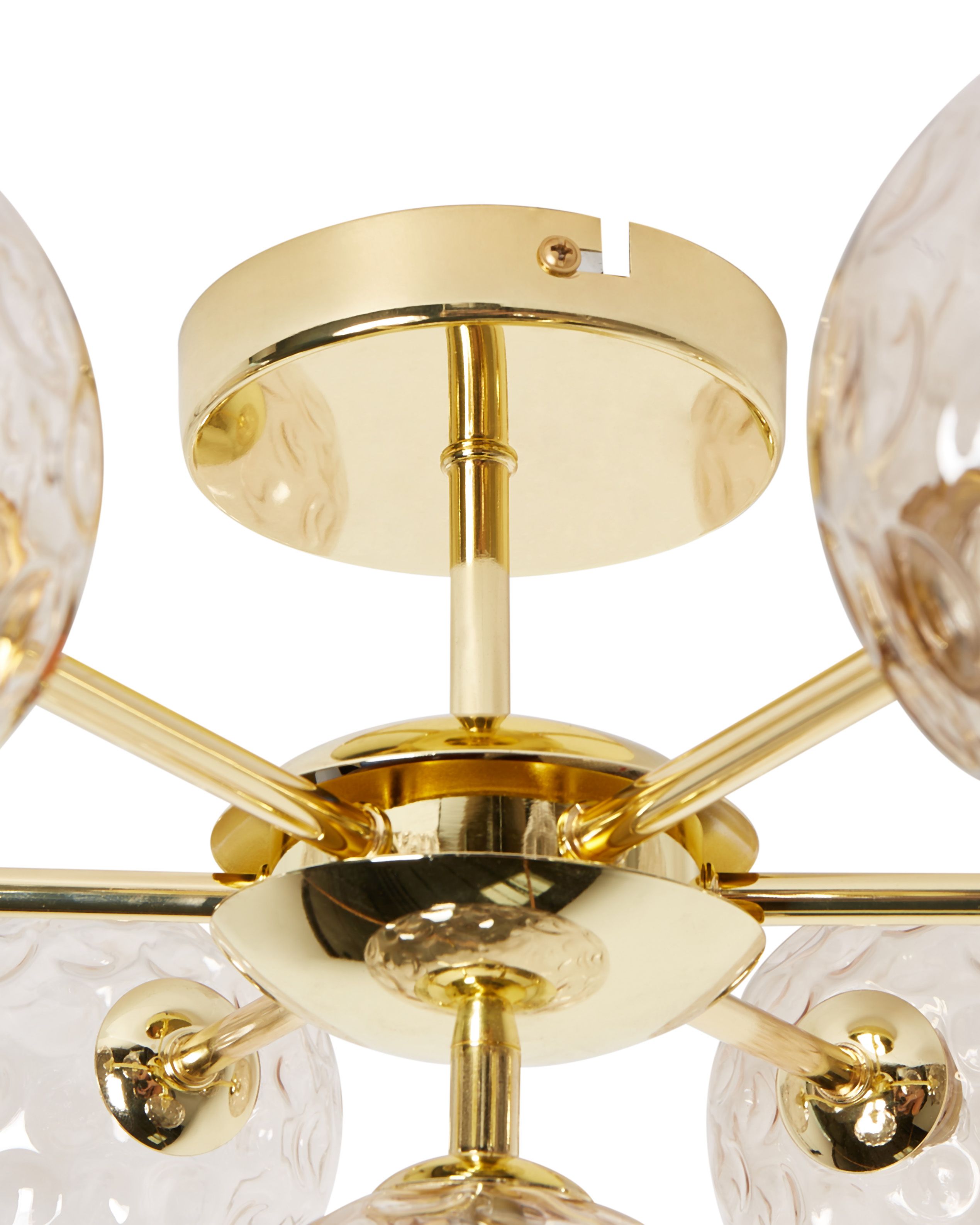 Taklampe ANADYR Glass Beige | Beliani.no