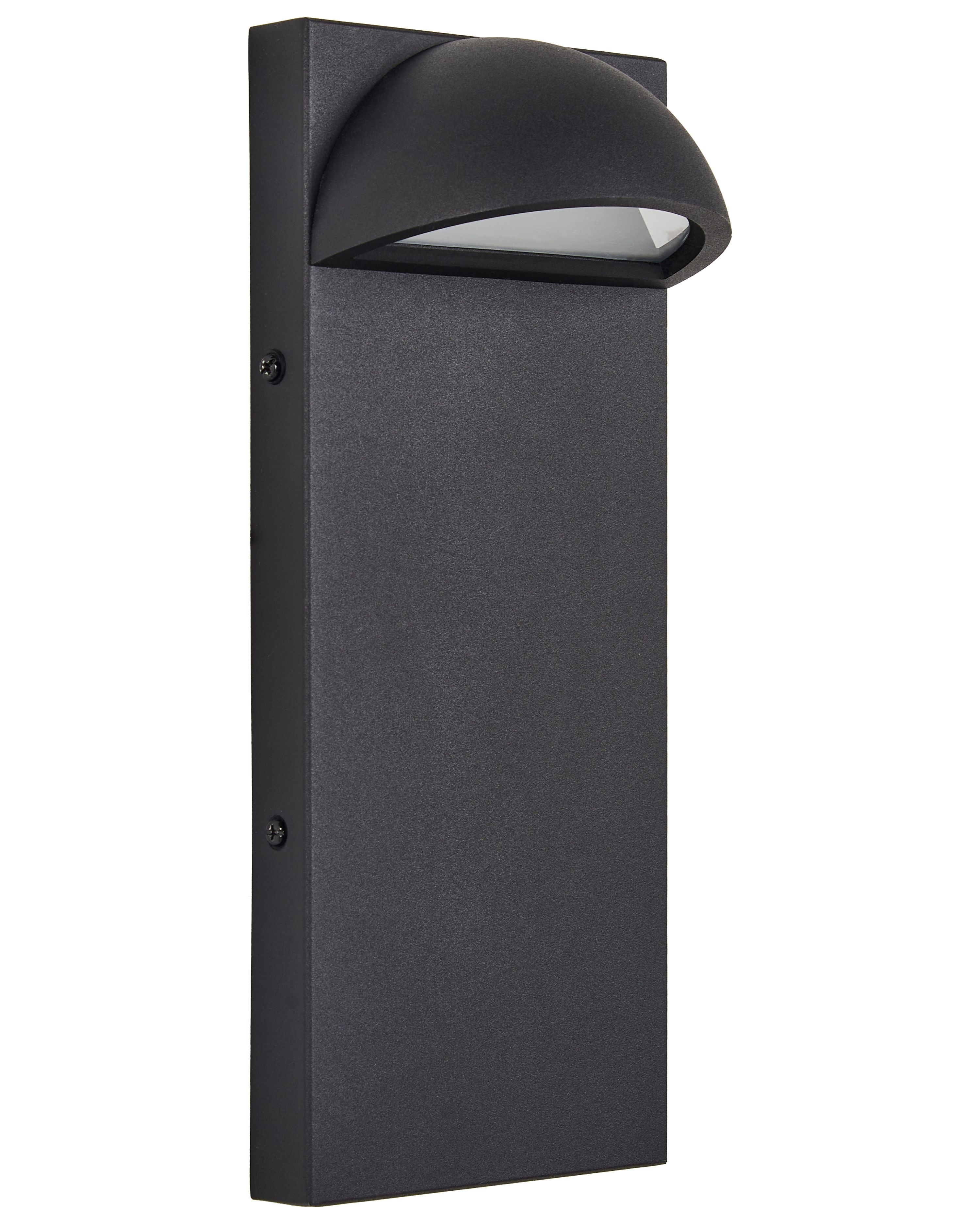 Outdoor LED Wall Light SAJUR Black | Beliani.pl