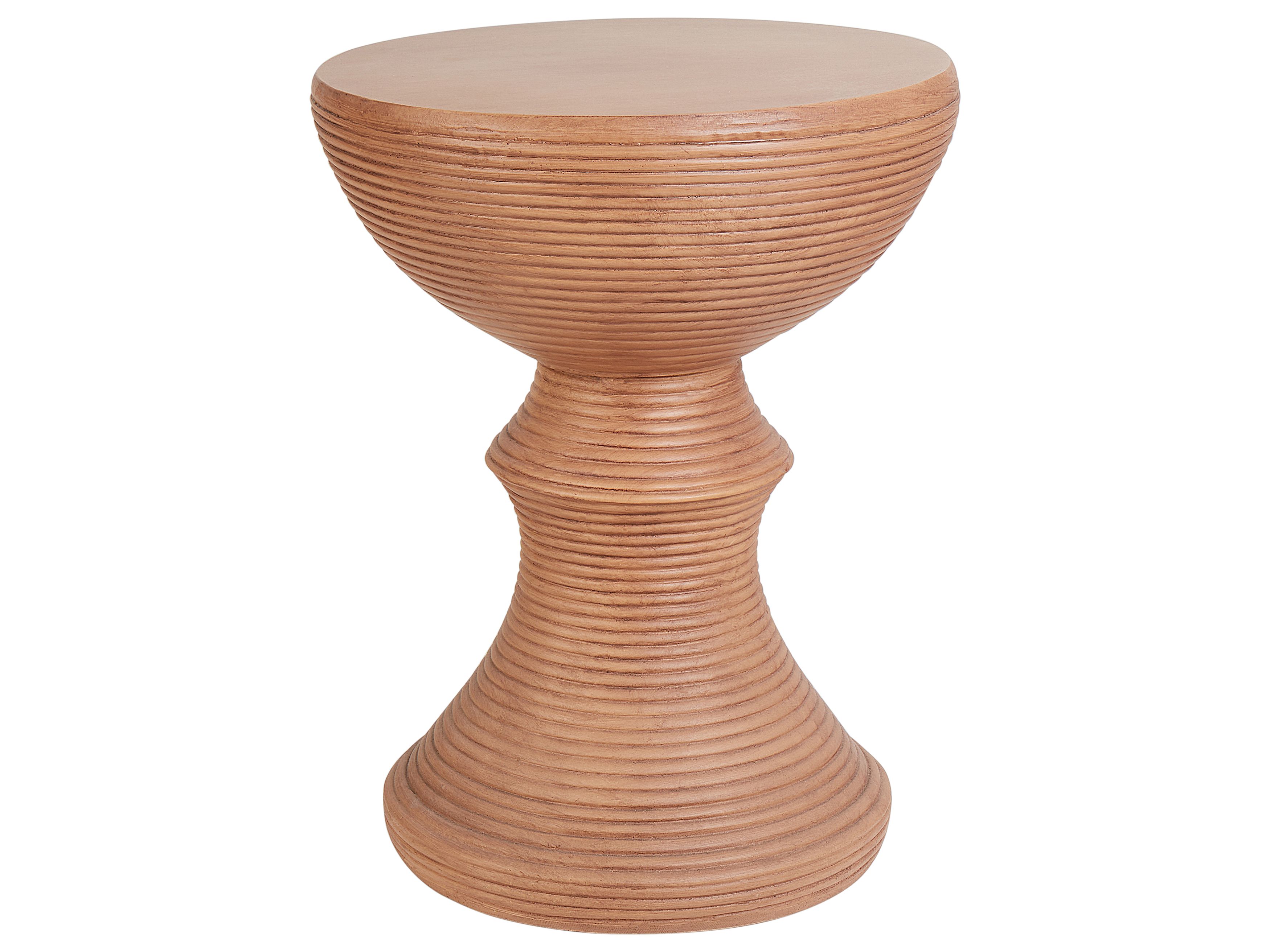 Accent Side Table Light Wood CALDARO | Beliani.co.uk