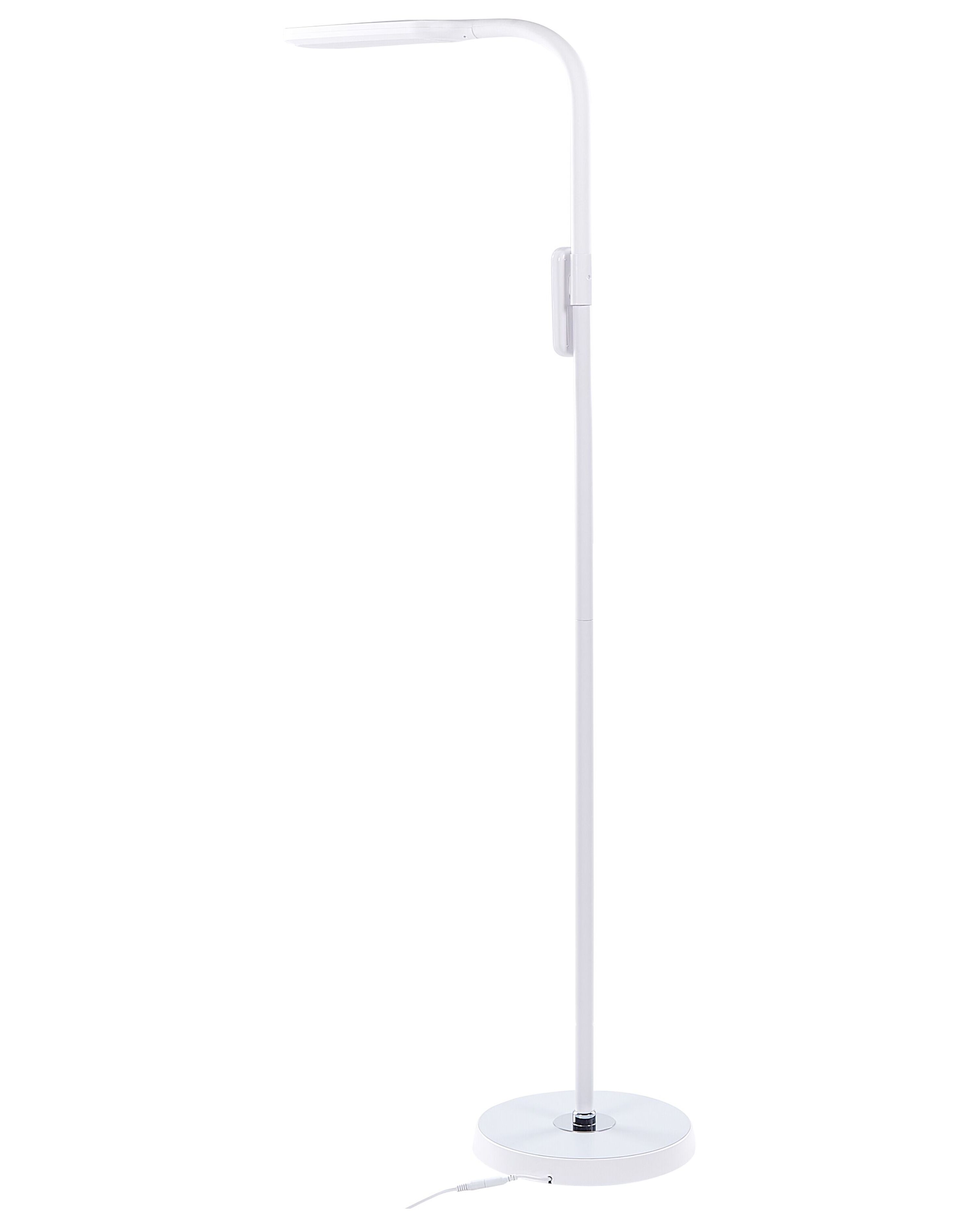 Candeeiro de pé LED ARIES Com regulador de intensidade Metal Branco ...