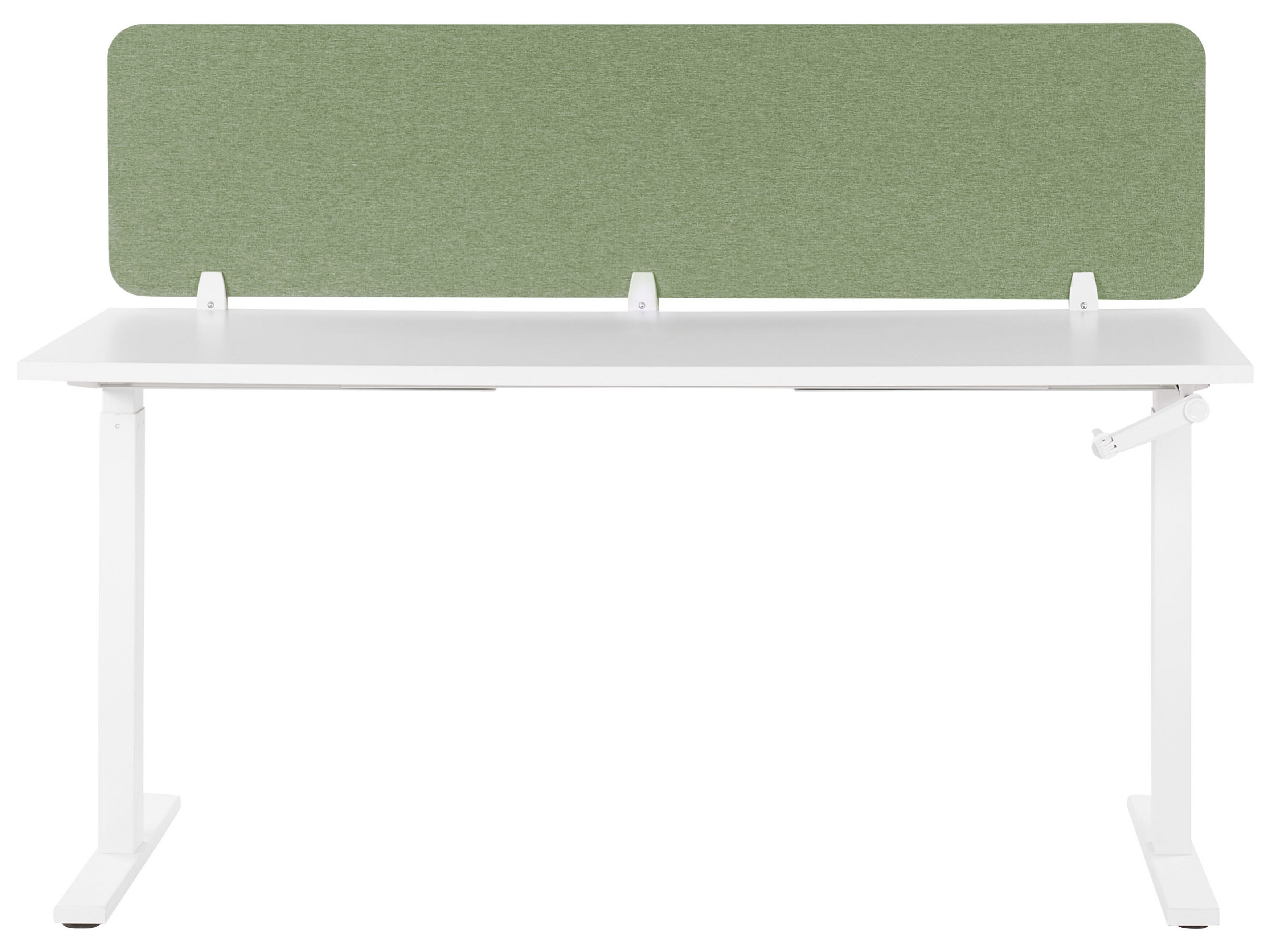 Desk Screen 180 x 40 cm Green WALLY | Beliani.co.uk