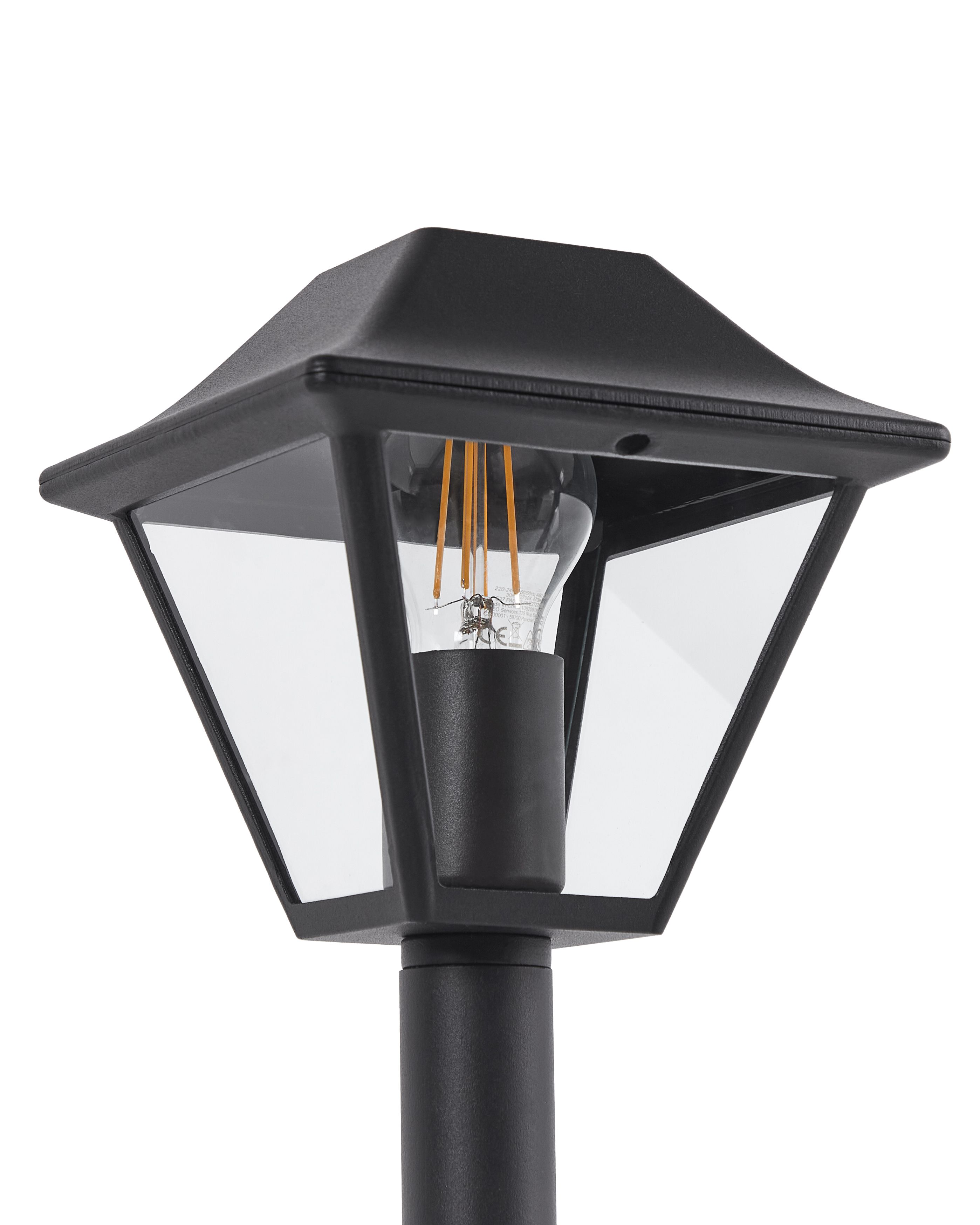 Outdoor Bollard Lamp Black GOSABA | Beliani.co.uk