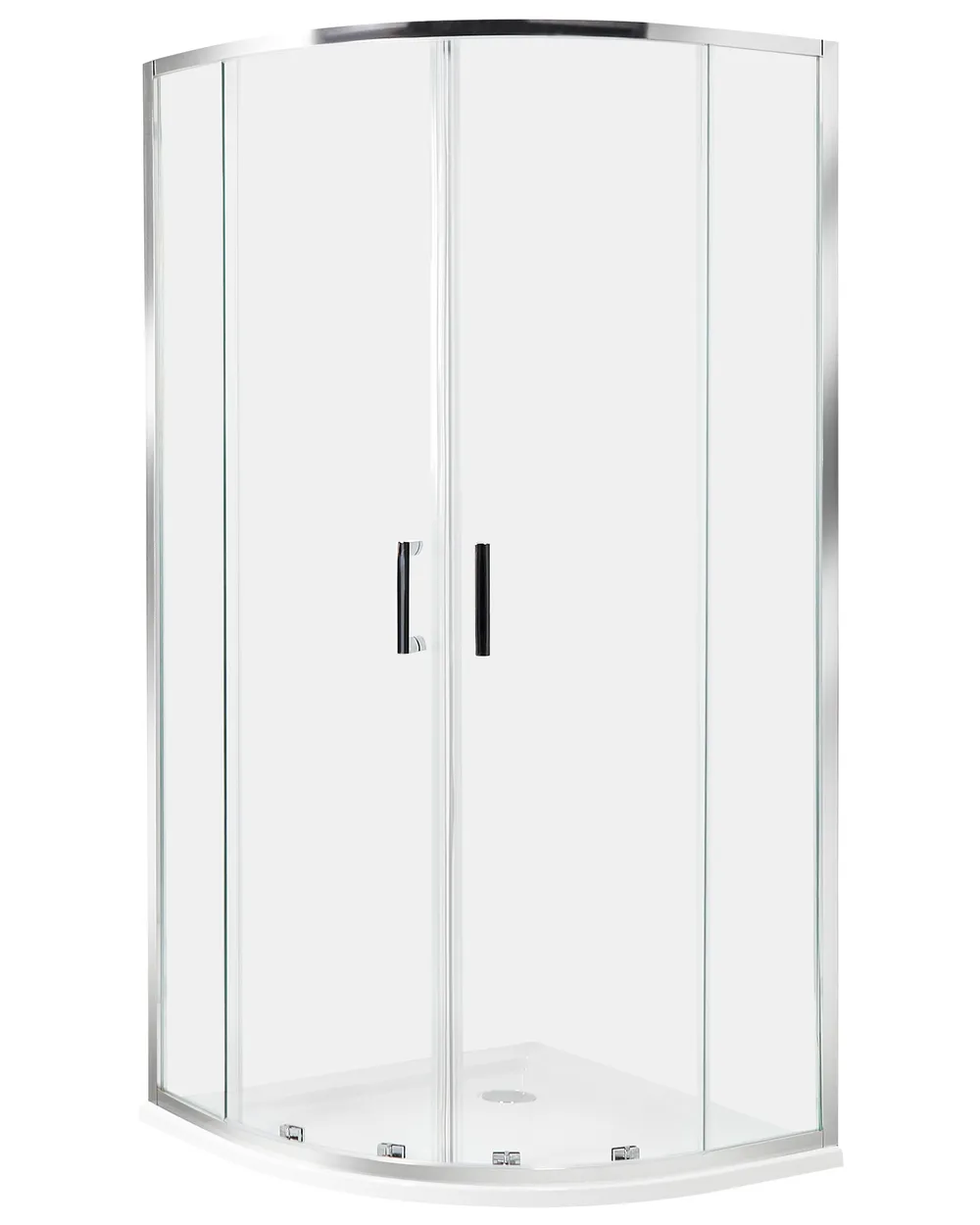 Cabine de duche DARLI 90 x 90 x 185 cm Prateado | Beliani.pt