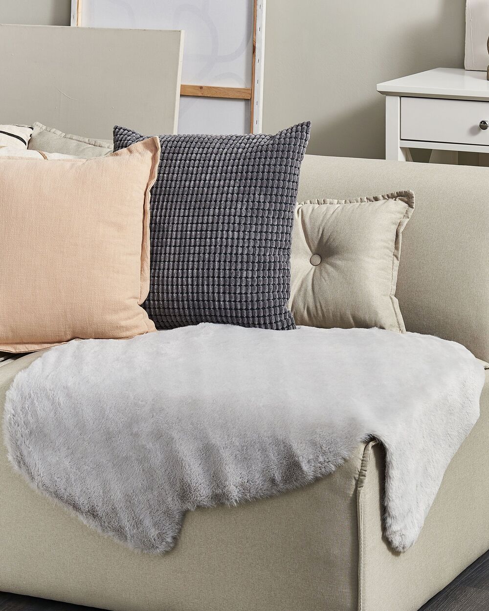 Pelle di Pecora ULURU Nero 65 x 110 cm | Beliani.it