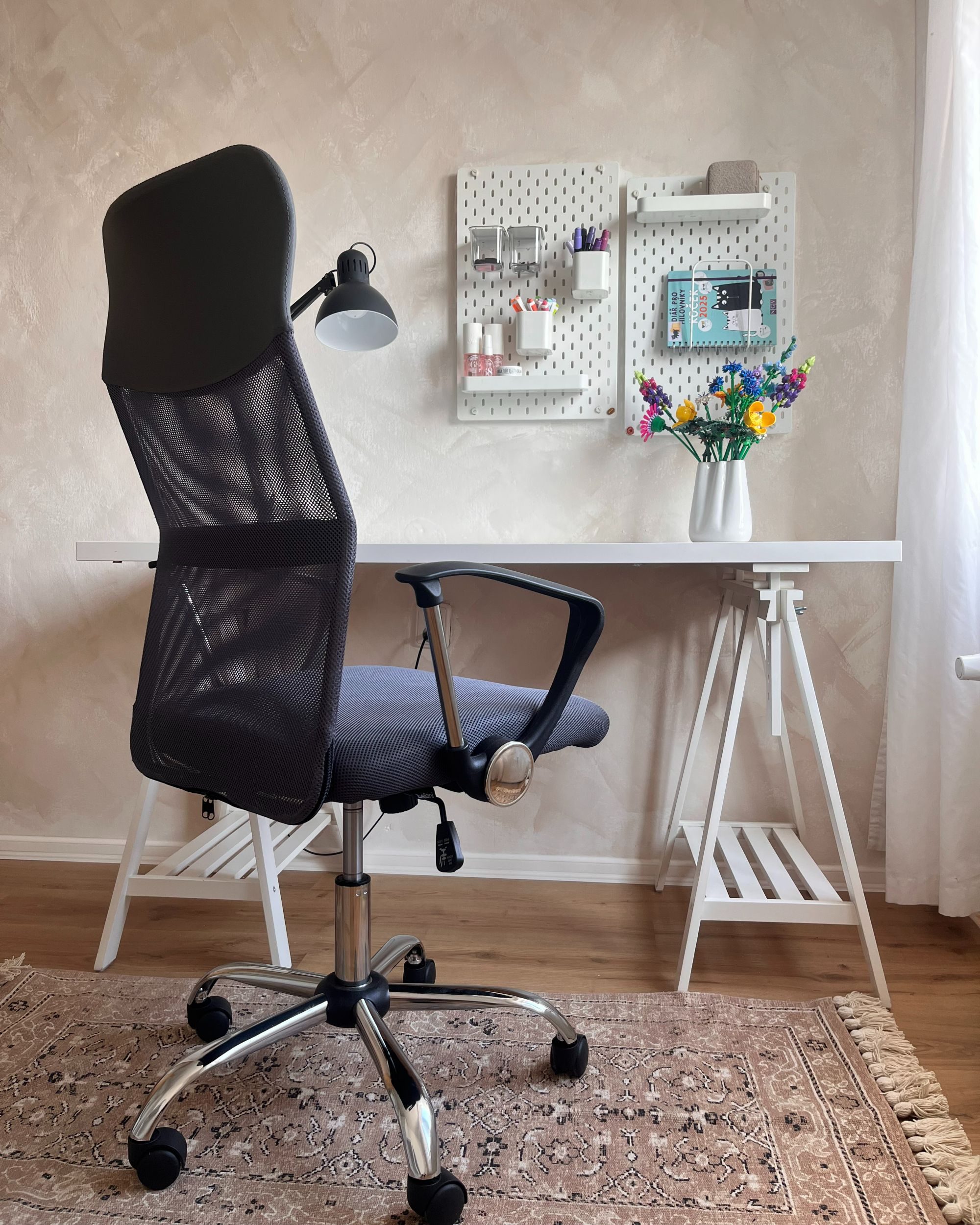 Bureaustoel DESIGN Grijs | Beliani.nl
