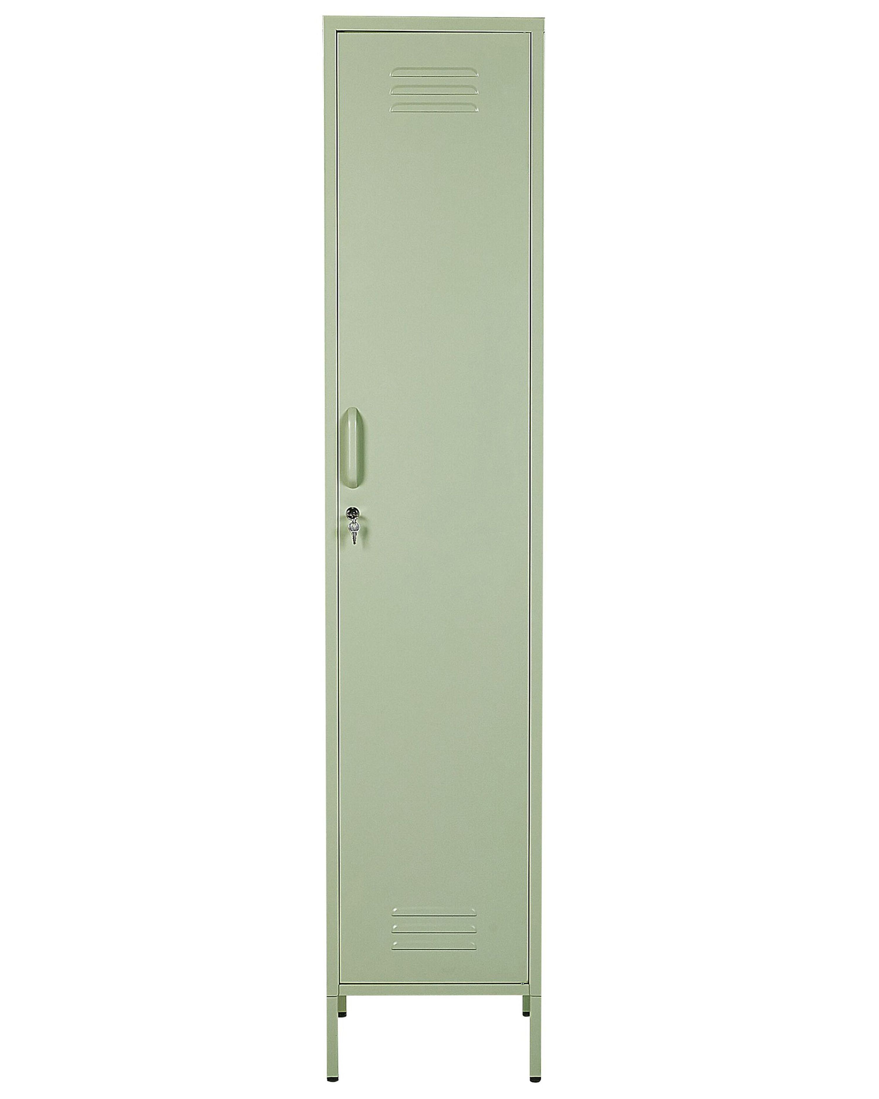 Storage Unit FROME Metal Light Green | Beliani.co.uk