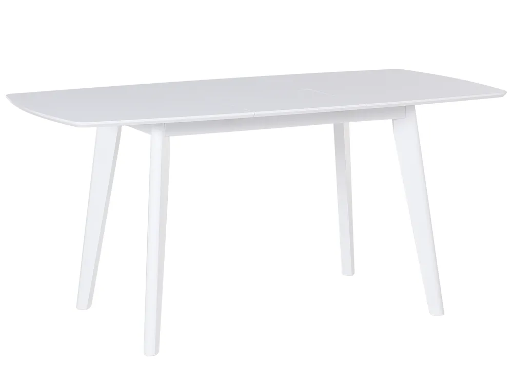 Table de salle à manger extensible SANFORD Blanc 120/160 cm 80 cm ...