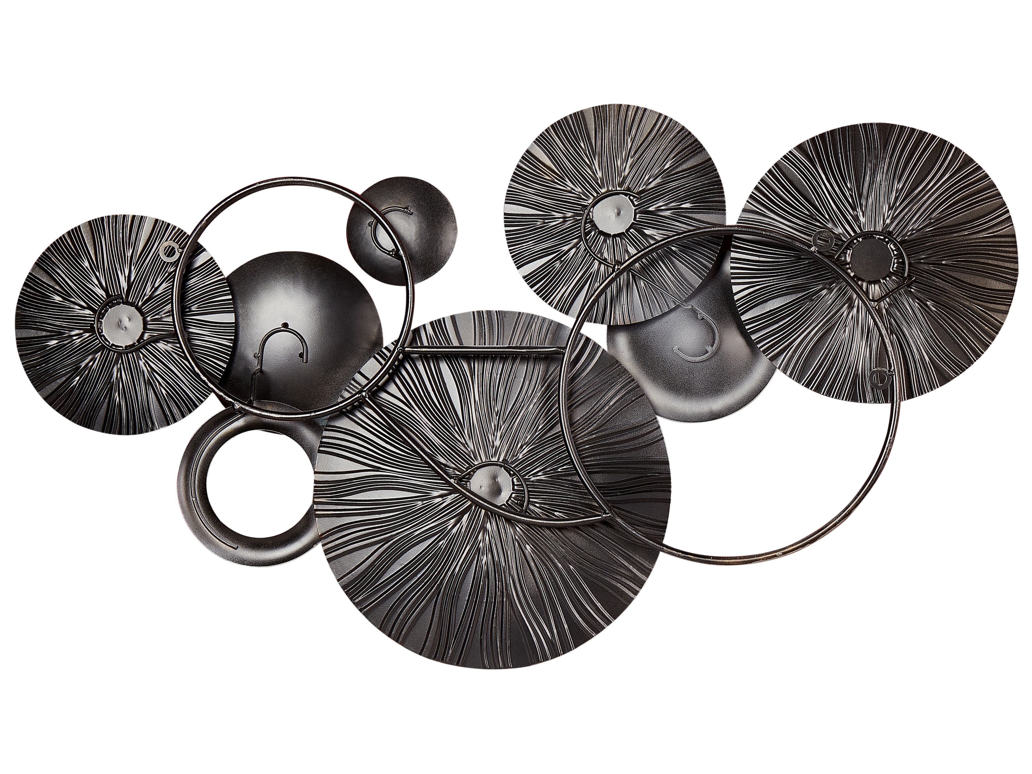 Wall Decor ACTINIUM Metal 51 cm Blue | Beliani.co.uk