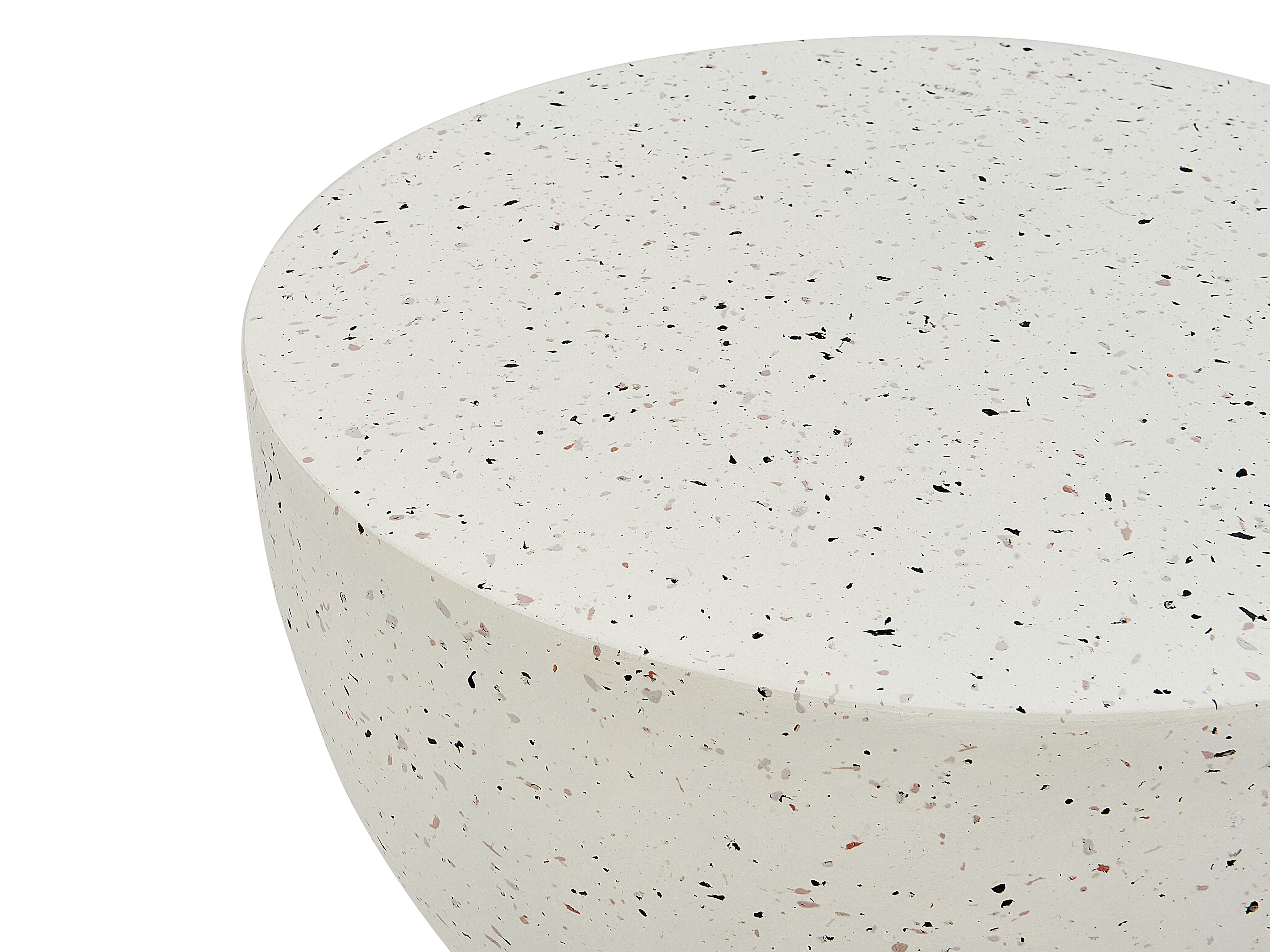 Sidebord terrazzo-effekt off-white CAORIA | Beliani.no