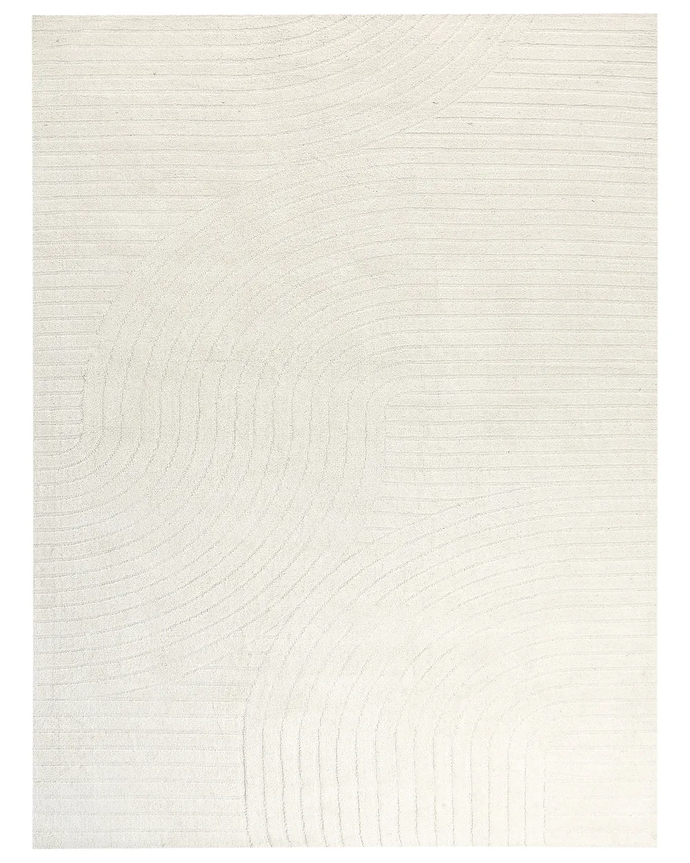 Rug DAGARI Beige 300 x 400 cm Wool | Beliani.co.uk